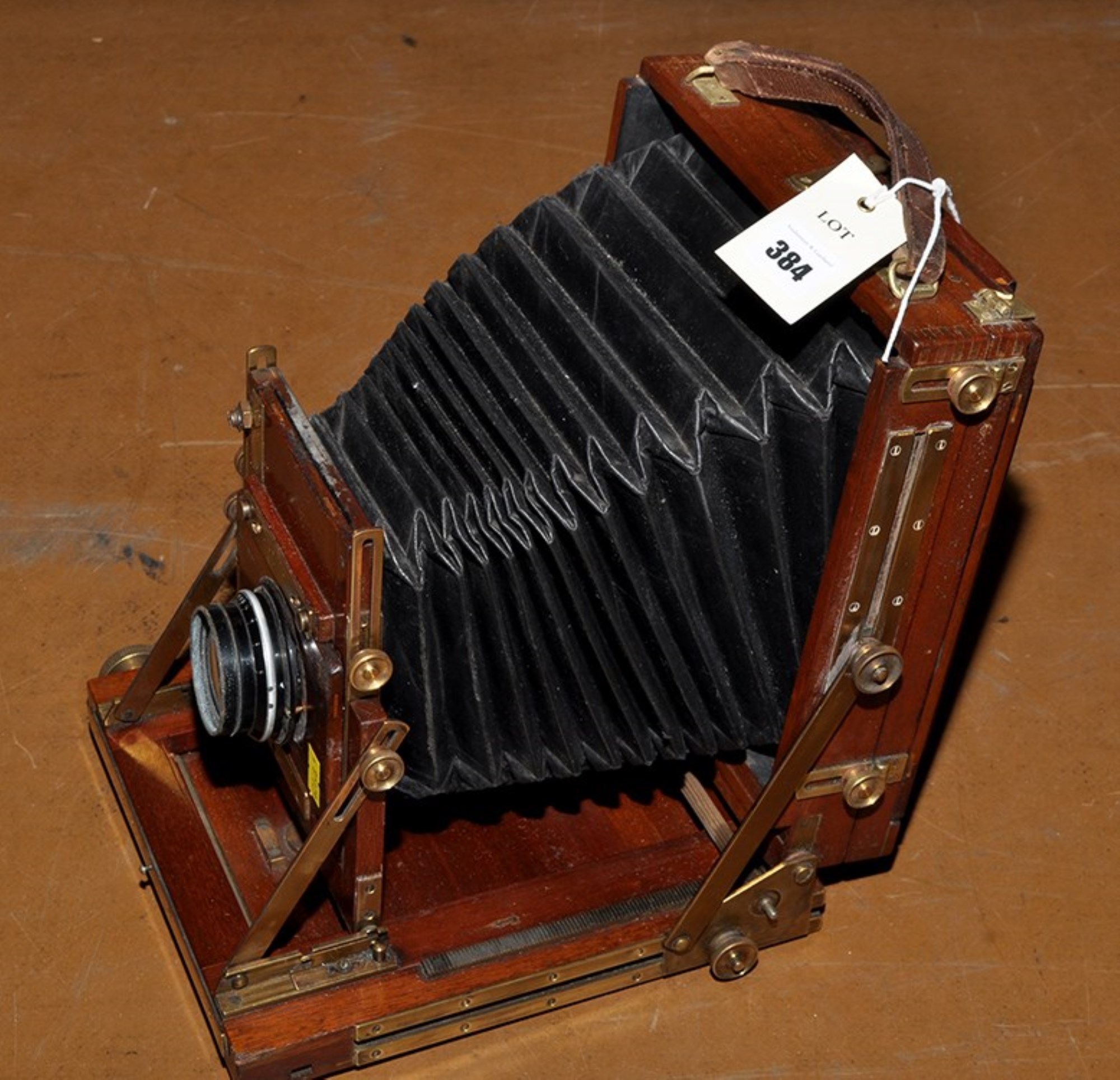 Lot 384 - A Gandolfi mahogany plate-camera, with