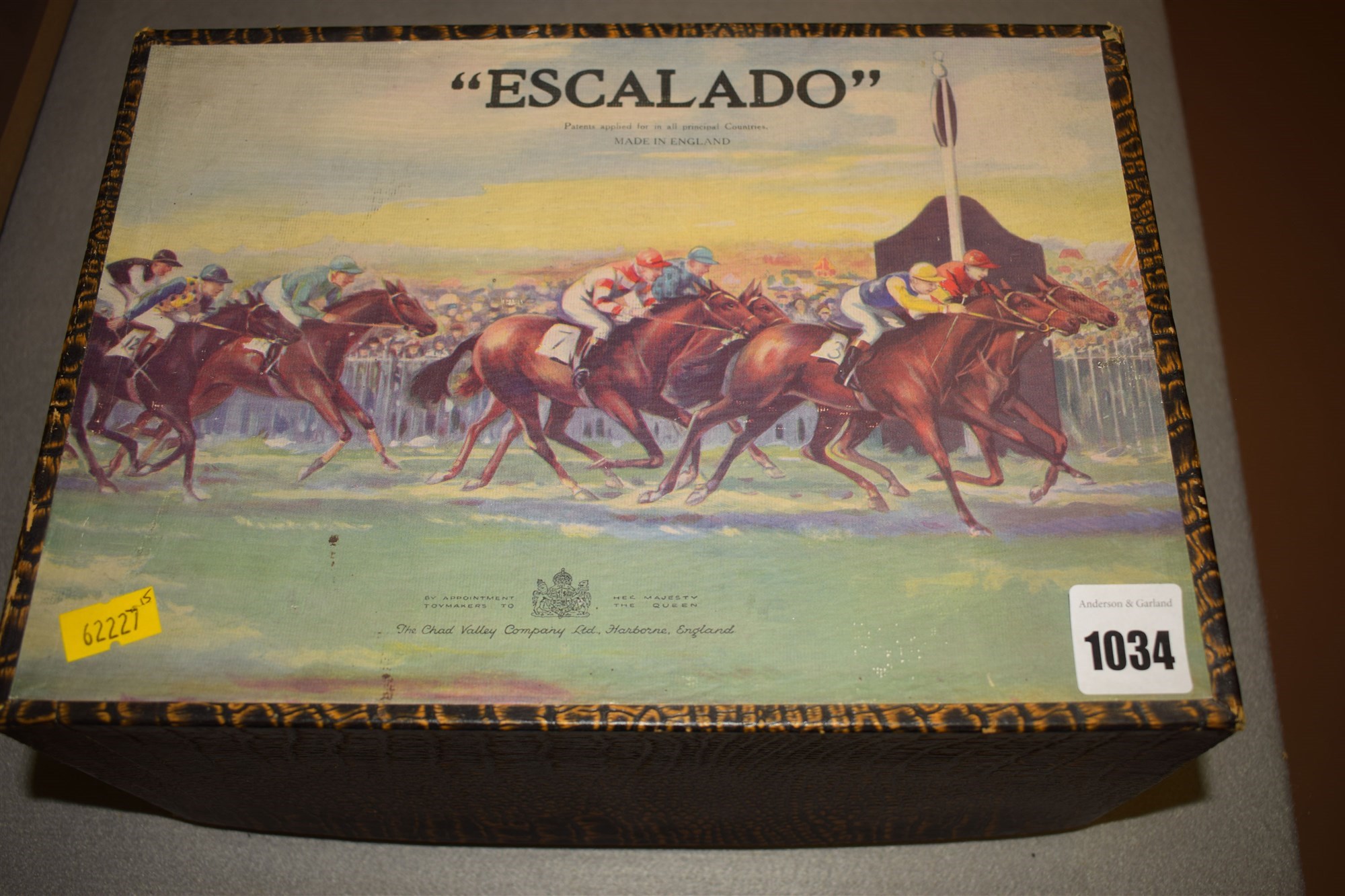Lot 1034 - Chad Valley 'Escalado' horse racing game,