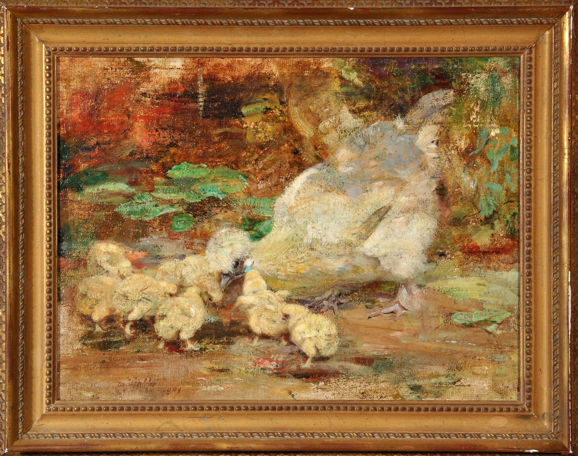 Lot 266 - William Walls, RSA, RSW (1860-1942) ''HEN