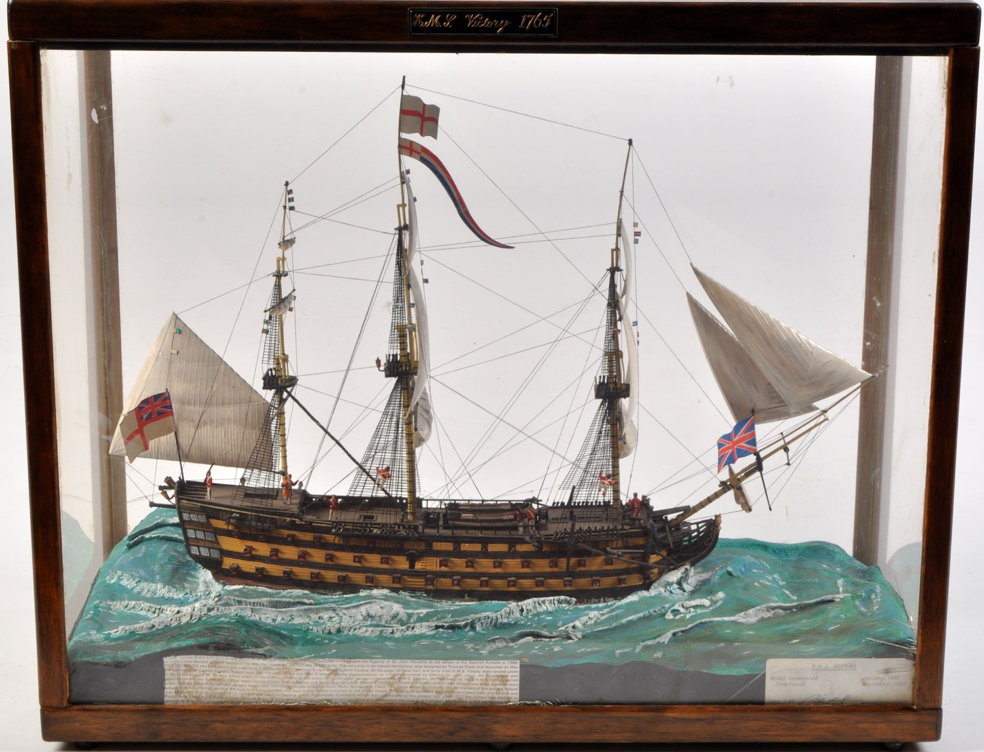 *A scratch-built ship model of the - auctions & price archive