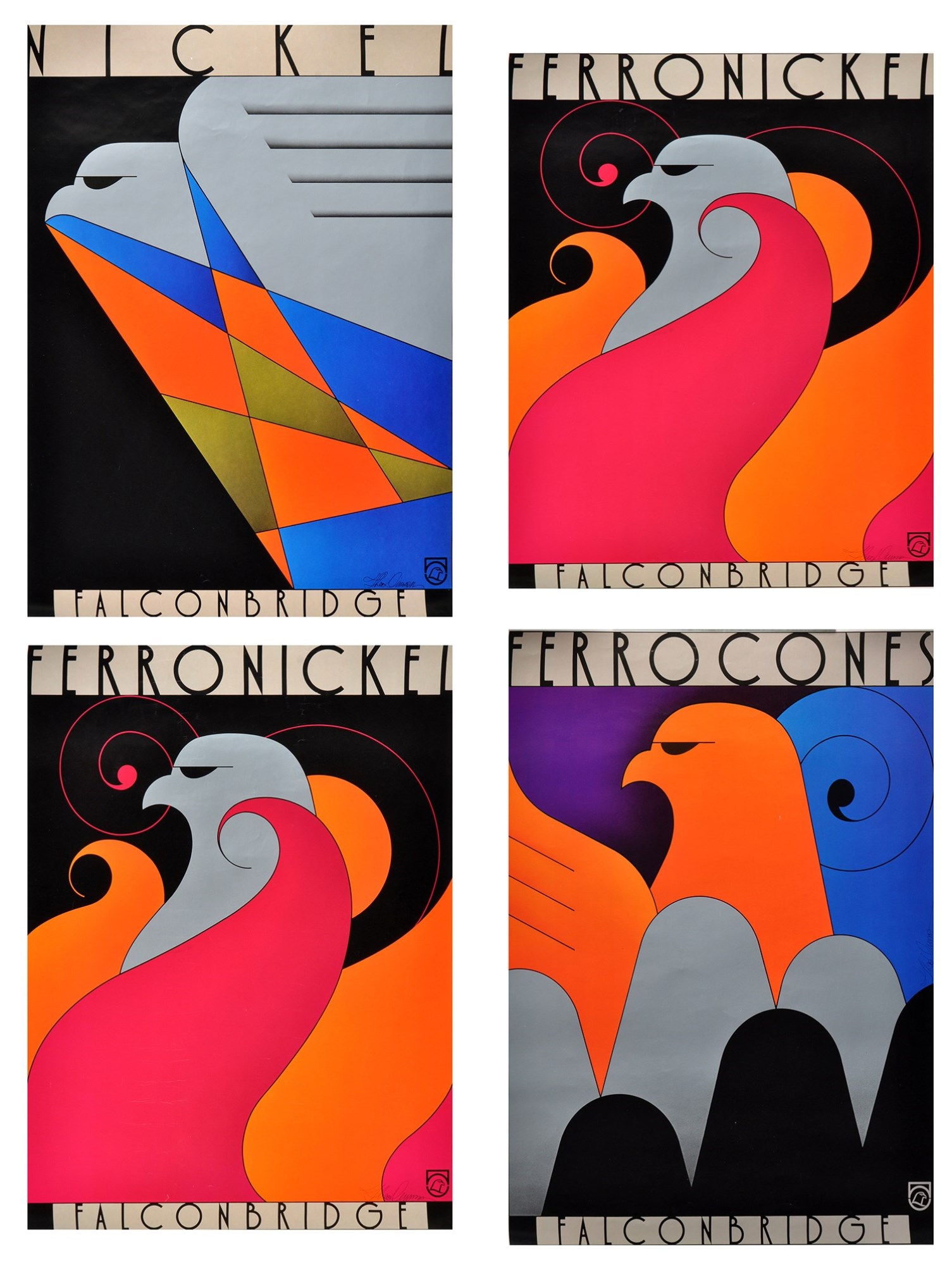 Lot 196 - Theo Dimson POSTERS FOR FALCON BRIDGE: