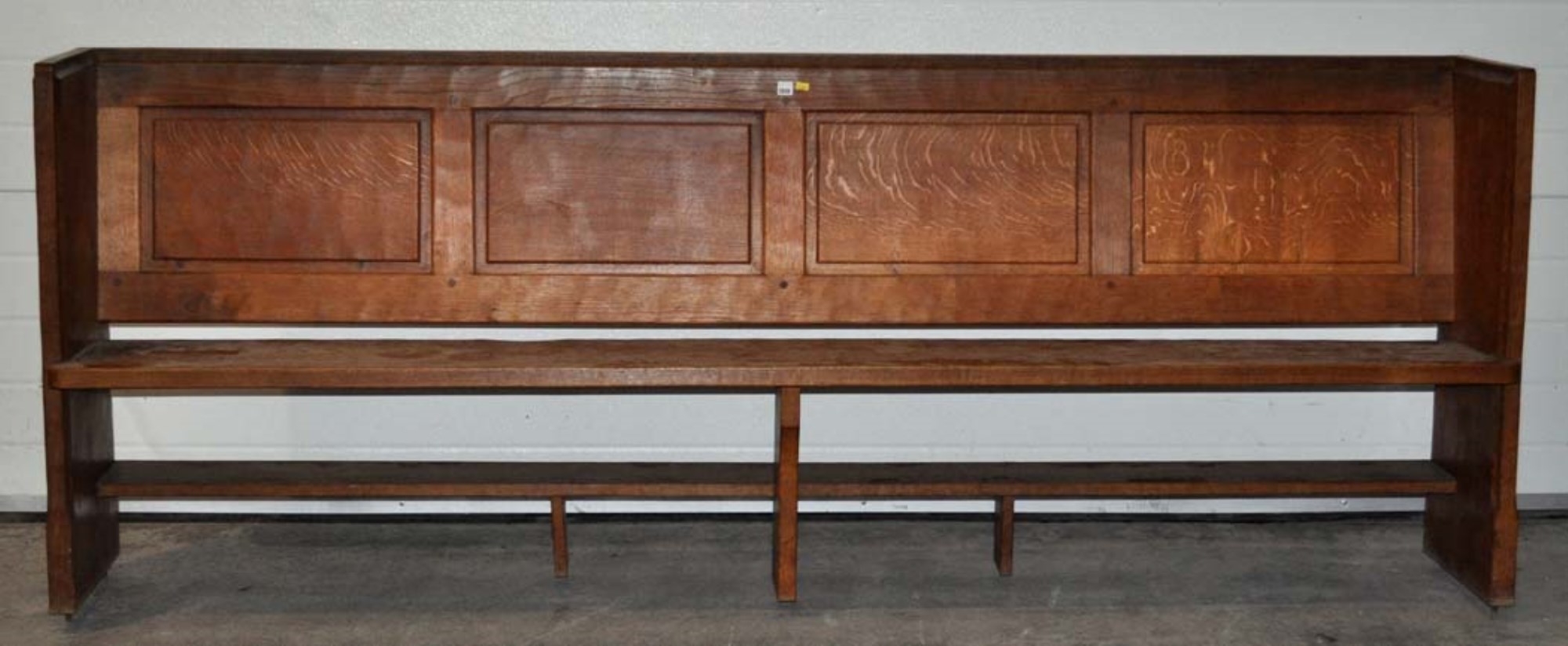 Lot 1338 - Thompson of Kilburn: an oak 'Mouseman' pew