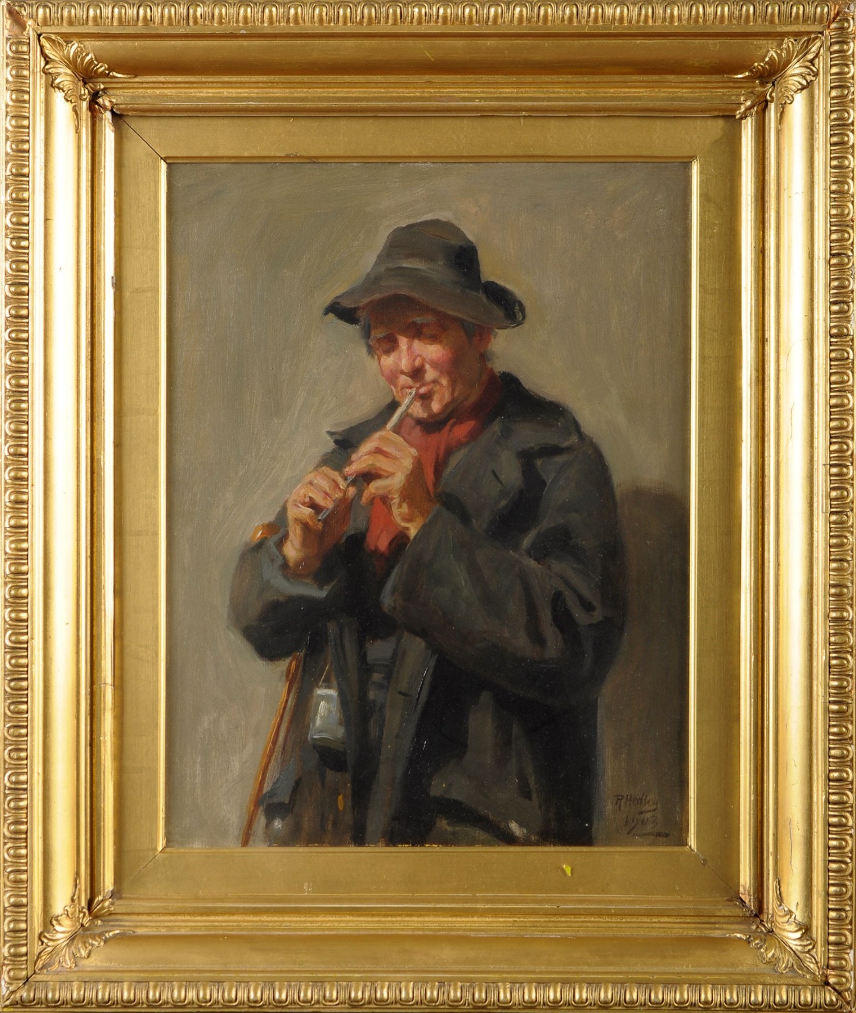 Lot 1155 - Ralph Hedley, RBA (1848-1913) ''THE PENNY
