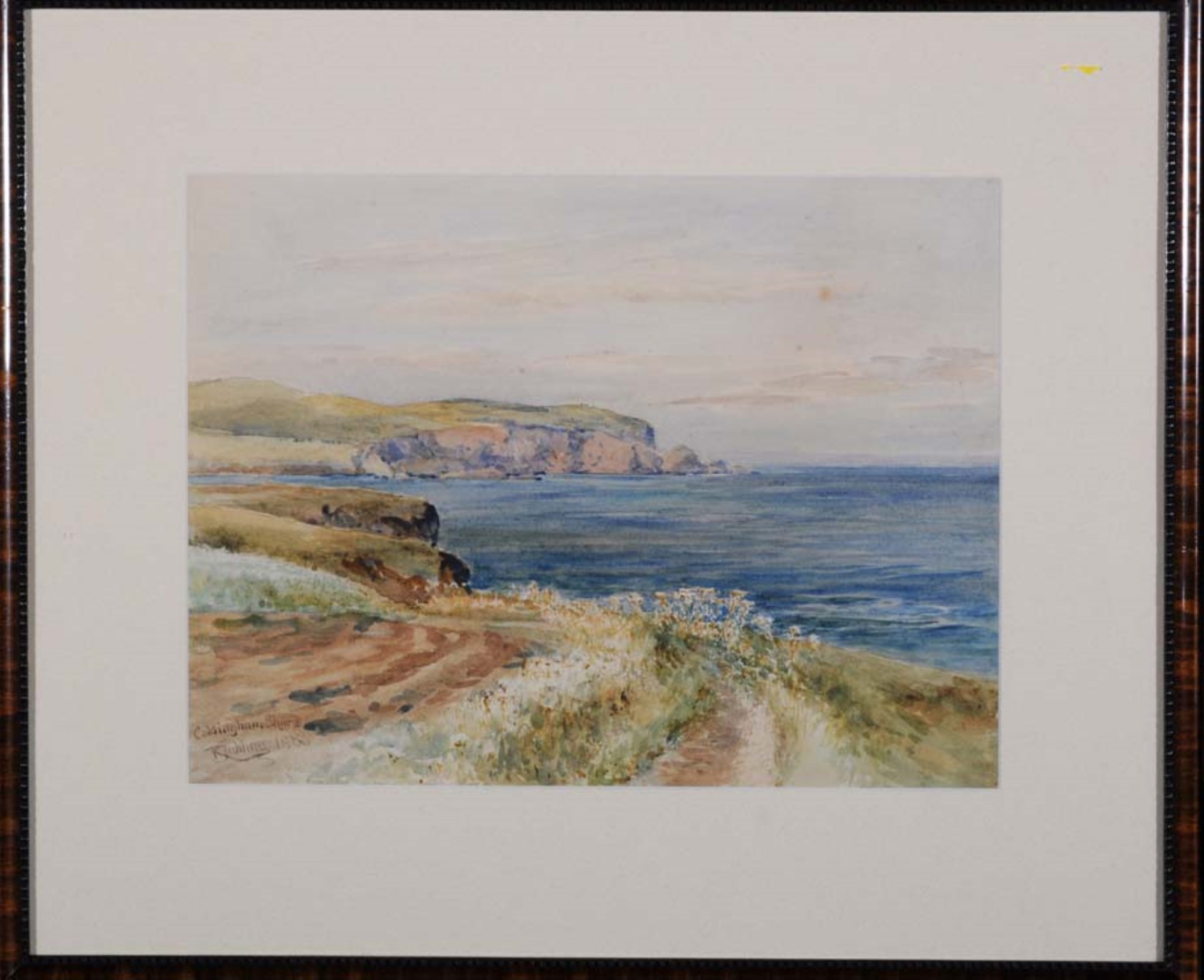 Lot 76 - Robert Jobling (1841-1923) ''COLDINGHAM SHORE,