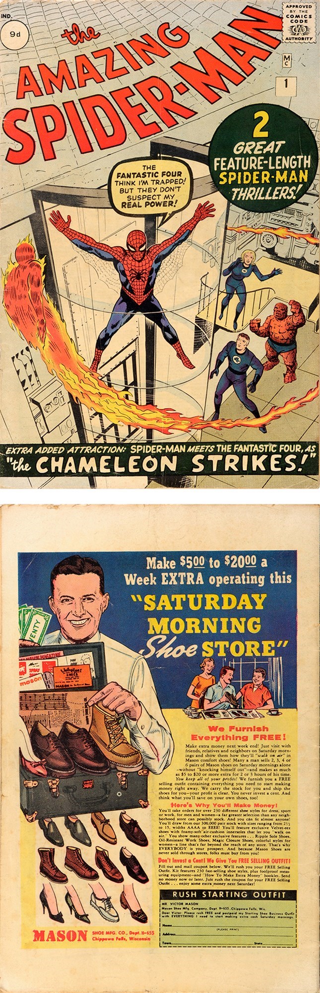 Lot 100 - The Amazing Spider-Man, No. 1 (1963).