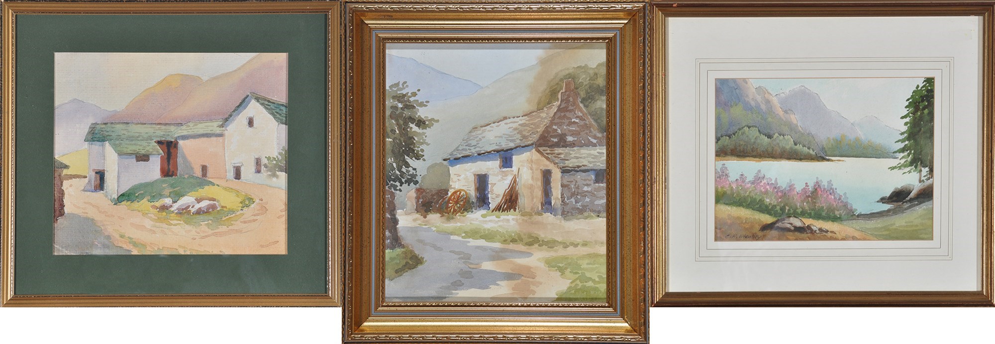 Lot 68 - Cecil-Ross Wheatley - Buttermere and Lakeland