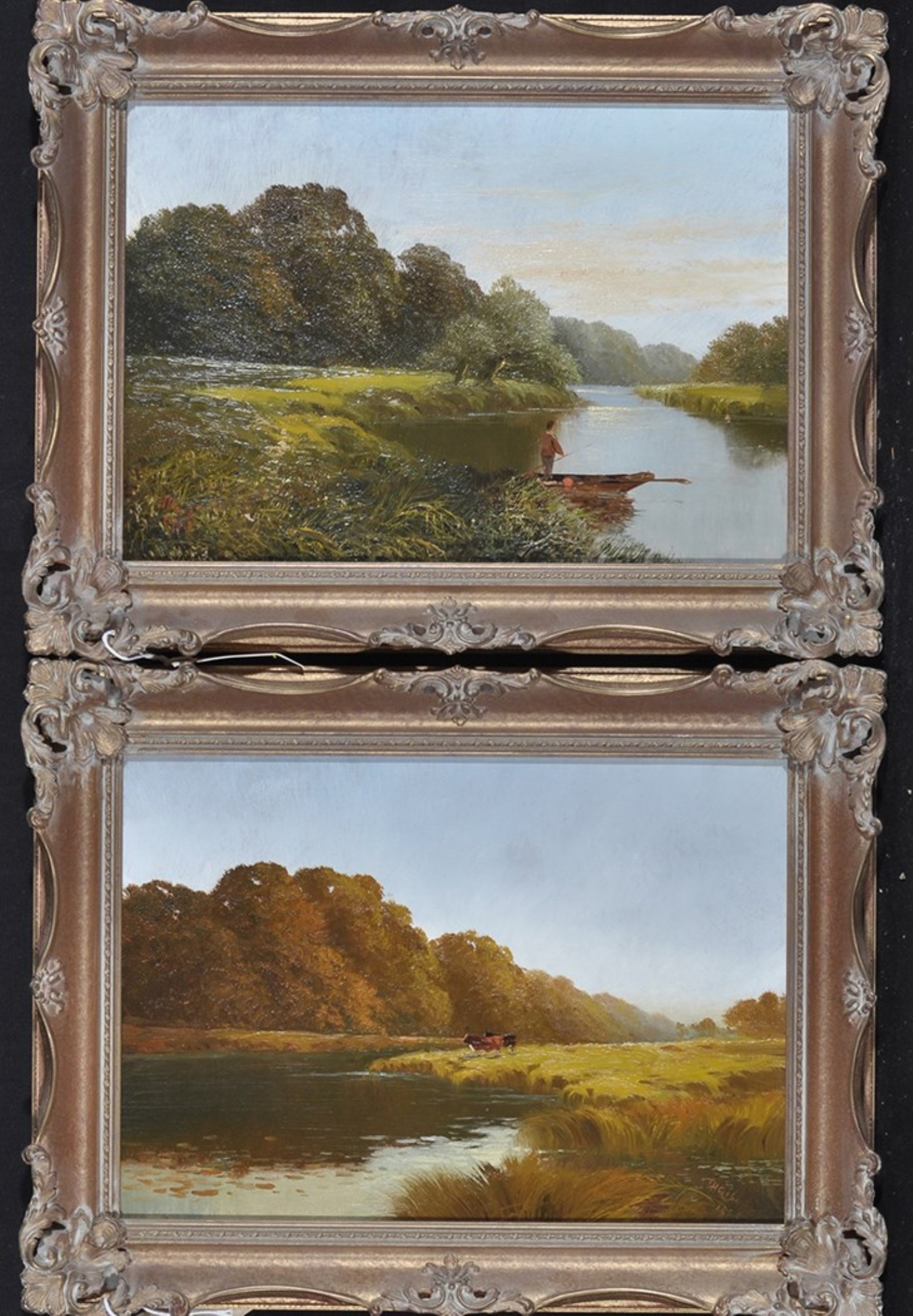 Lot 667 - Thomas Henry Gibb - ''View on the Coquet''