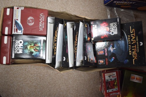 Lot 1740 - Star Trek Voyager DVD boxed set and binders;