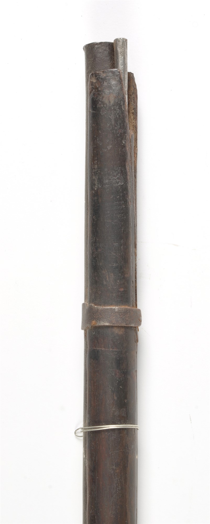 Lot 483 - A 19th Century Turkish matchlock jezail,