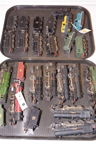 Lot 518 - 00-gauge locomotives and tank engines.