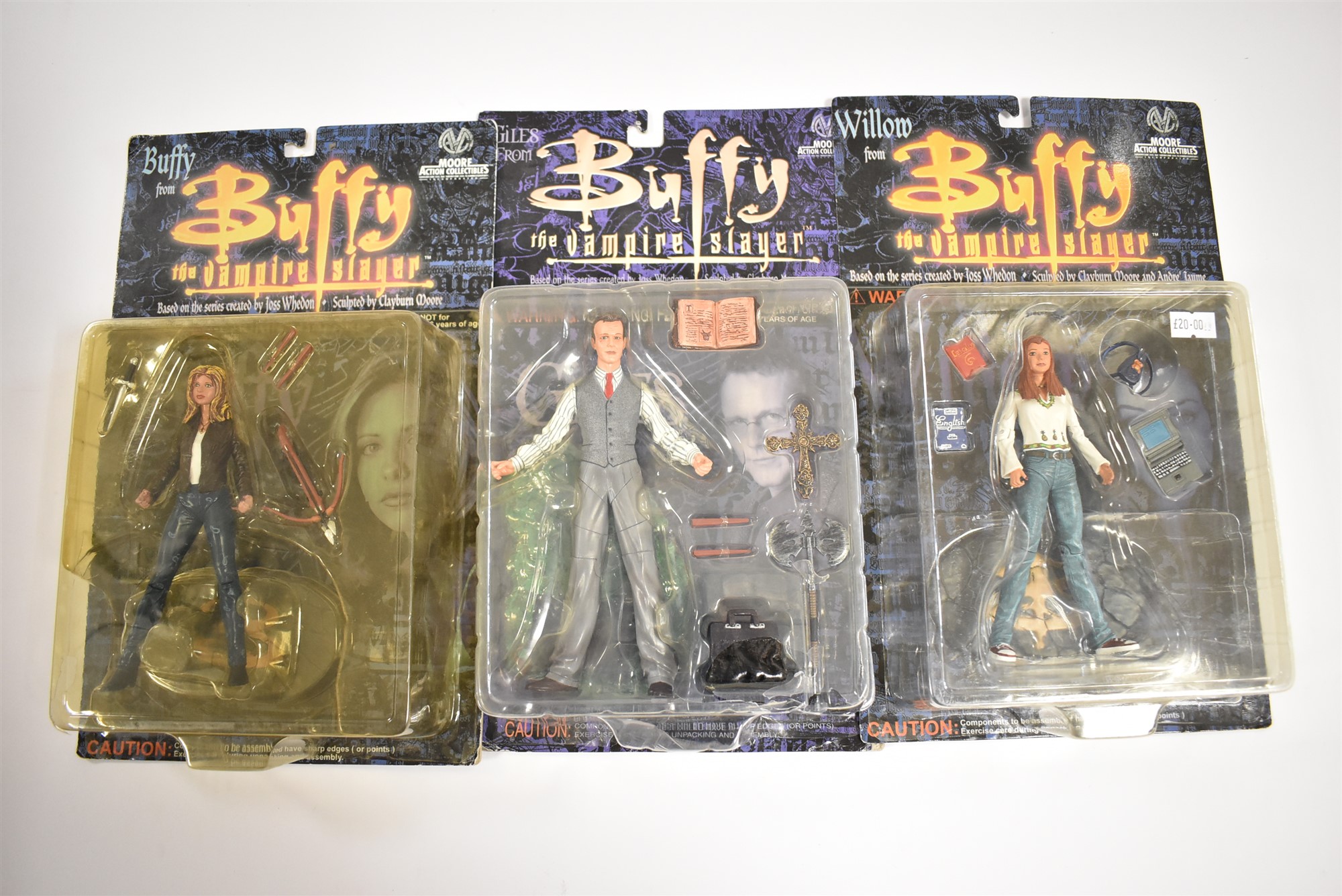 Lot 1400 - Buffy figures by Moore