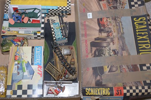 Lot 1840 - Scalextric Slot Racing No. 31; and
