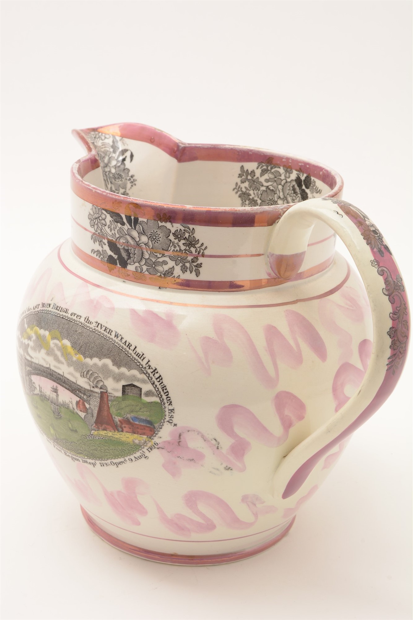 Lot 71 - Sunderland jug.