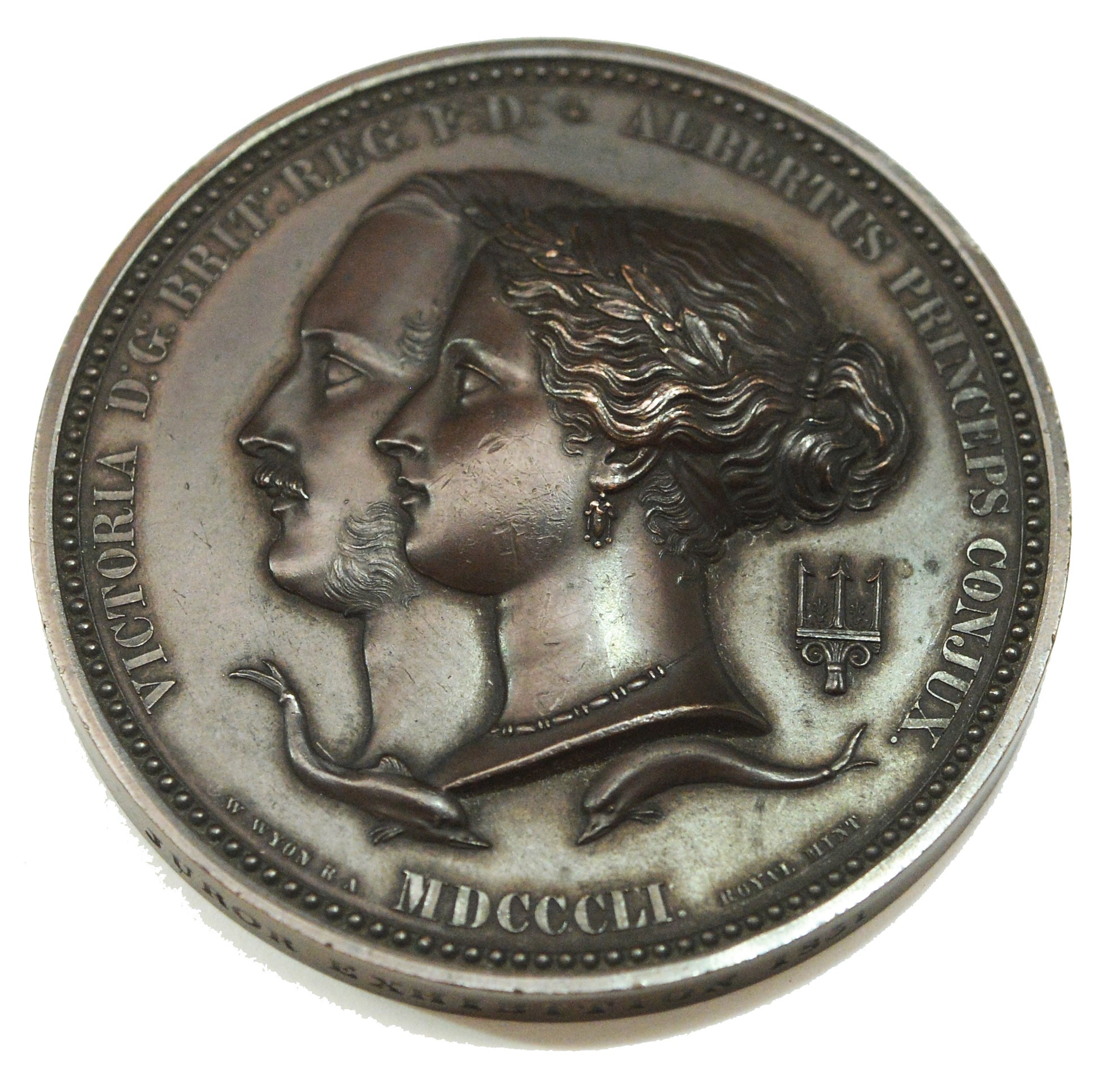 Lot 453 - 1851 Exhibition bronze medallion