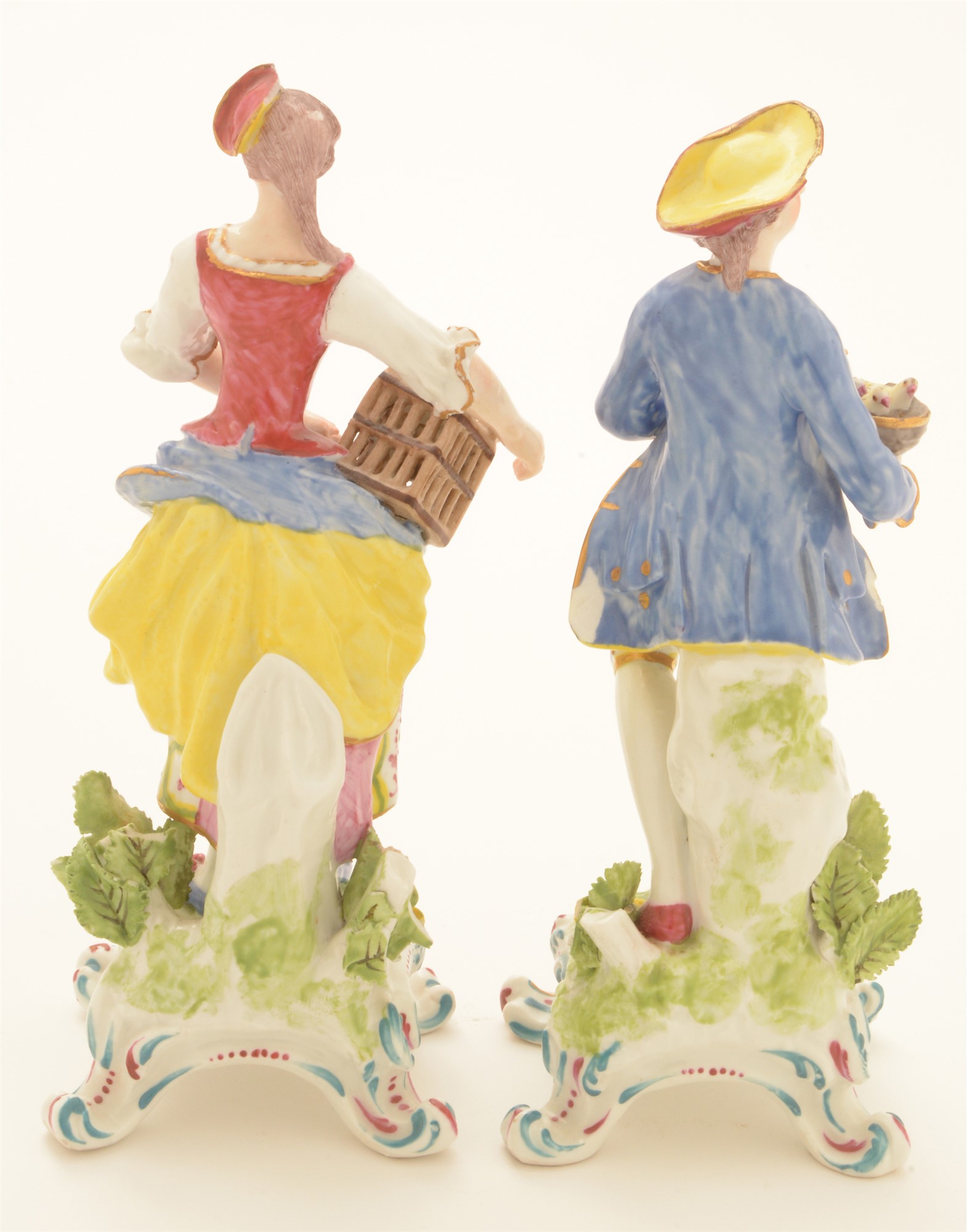 Lot 70 - Pair of Samson porcelain figures.