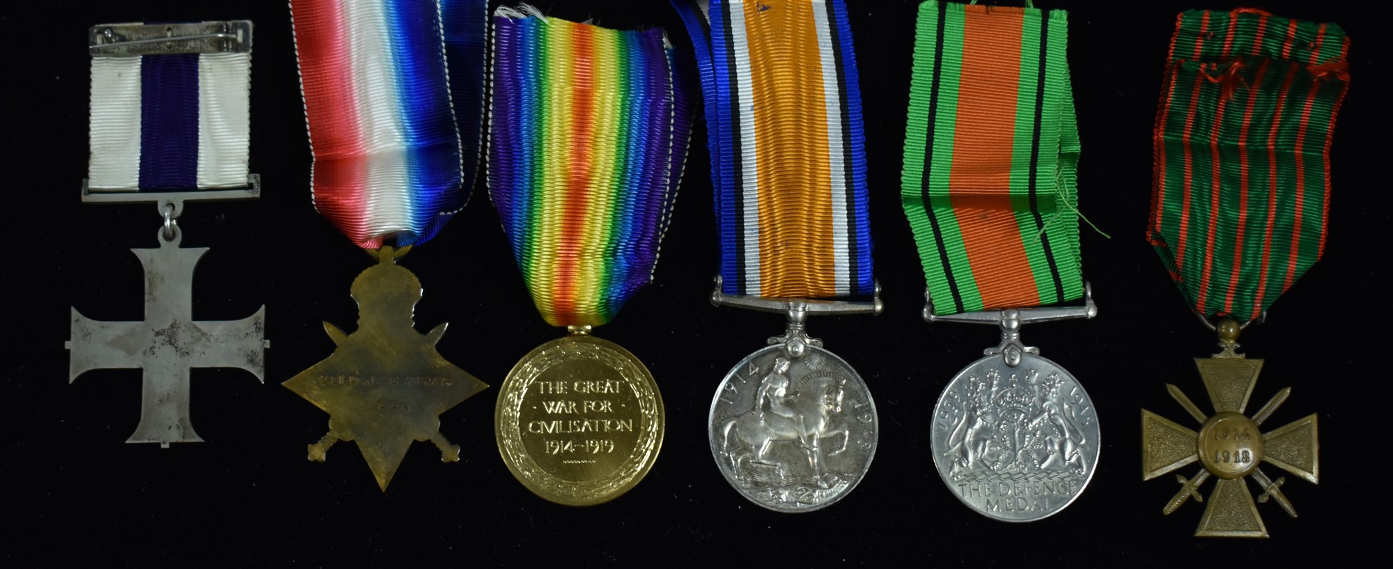 Lot 1546 - Military Cross group