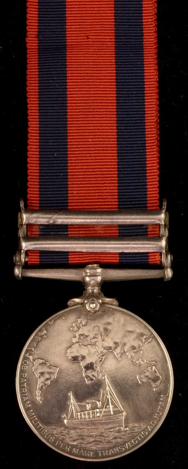 Lot 1553 - Transport Medal with both clasps