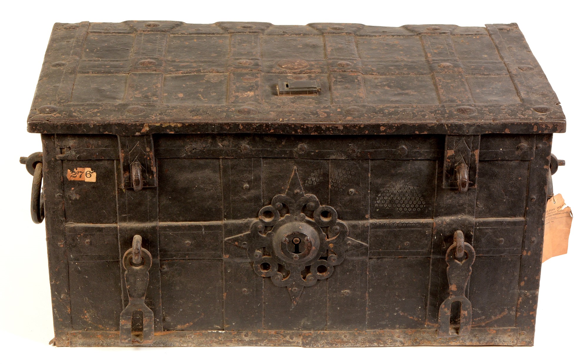 An armada chest, 17th Century with - auctions & price archive