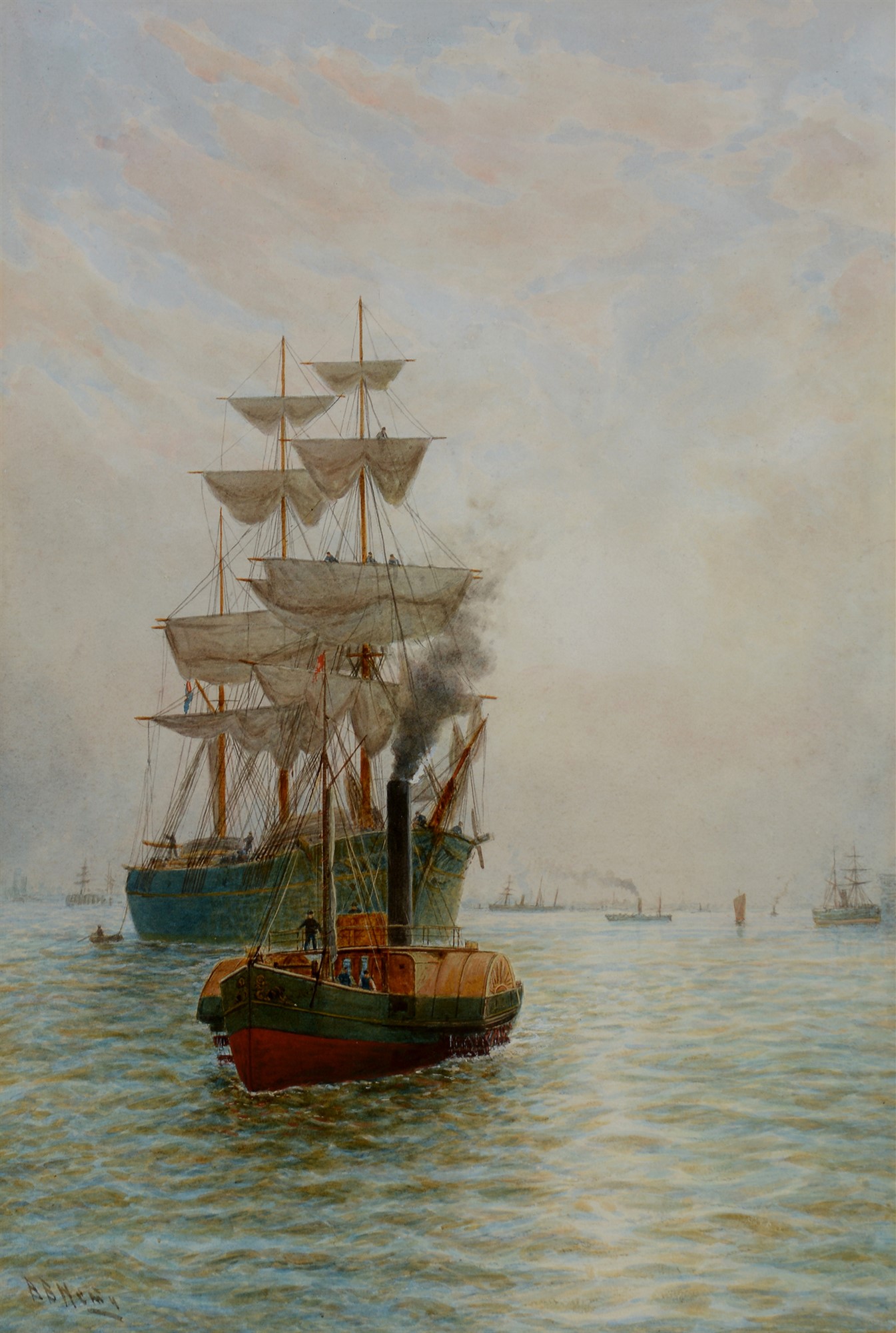 Lot 544 - Bernard Benedict Hemy - watercolours.