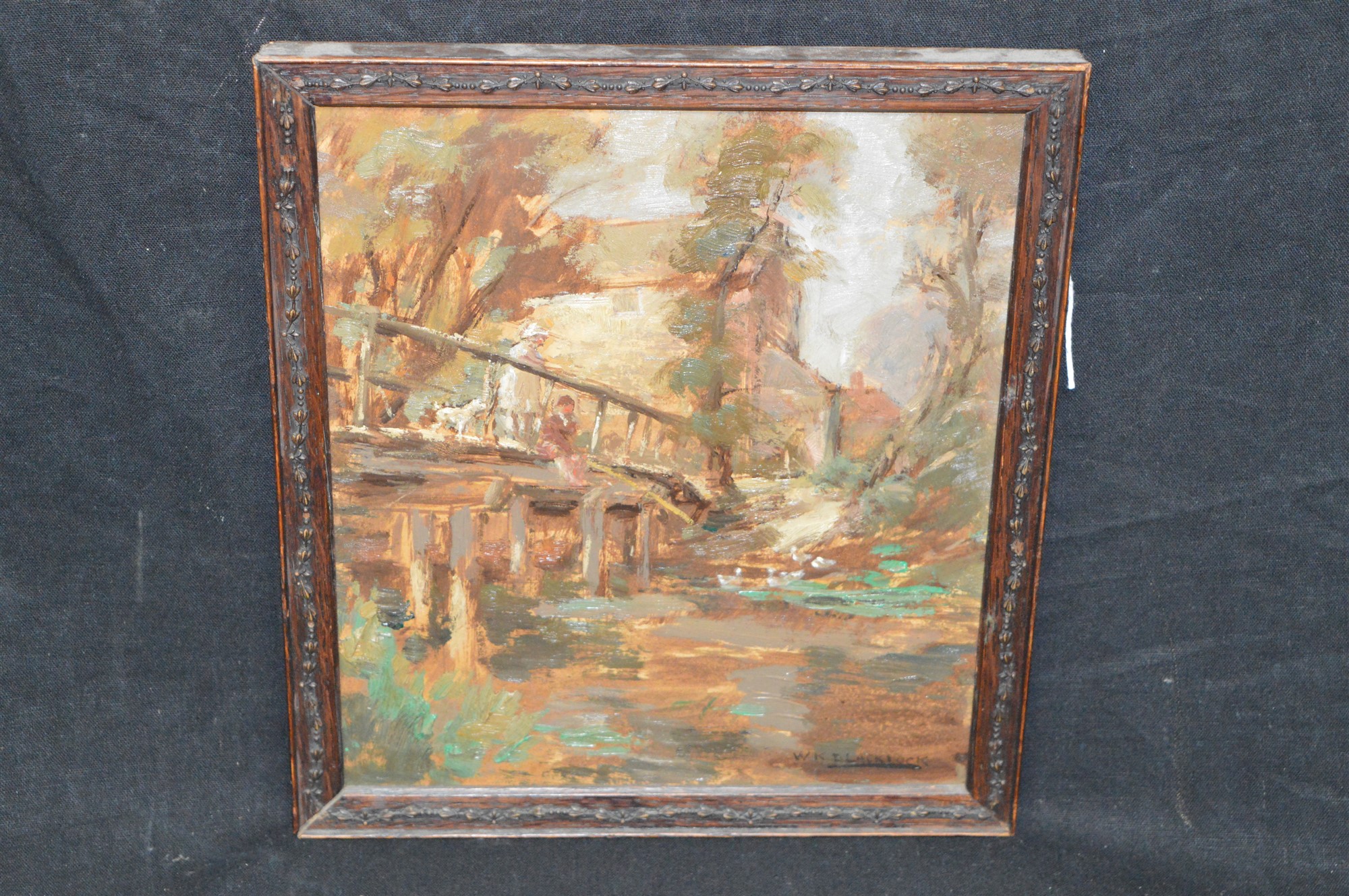 Lot 606 - William Kay Blacklock - oil.