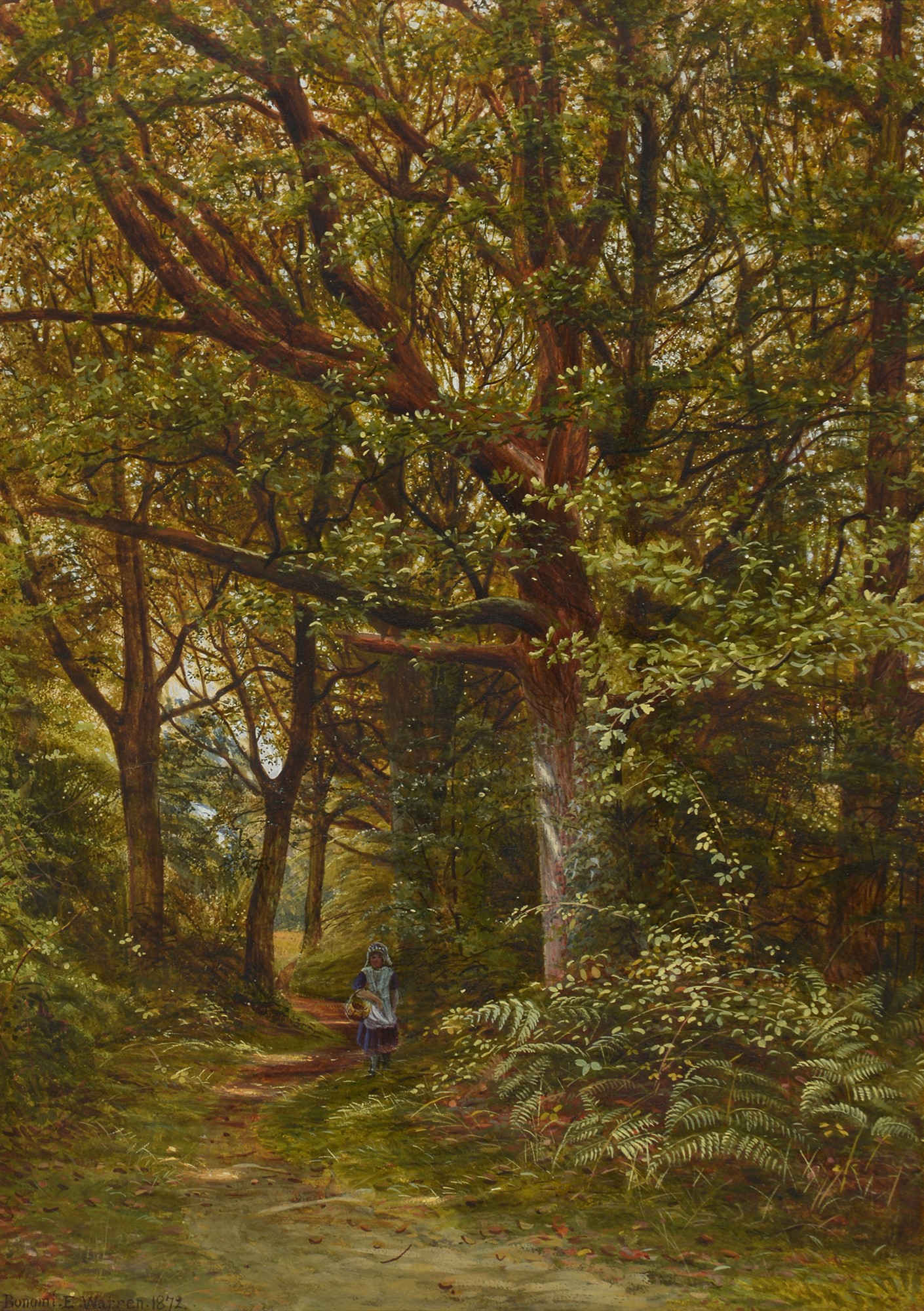 Lot 552 - Bonomi Edward Warren - watercolours.