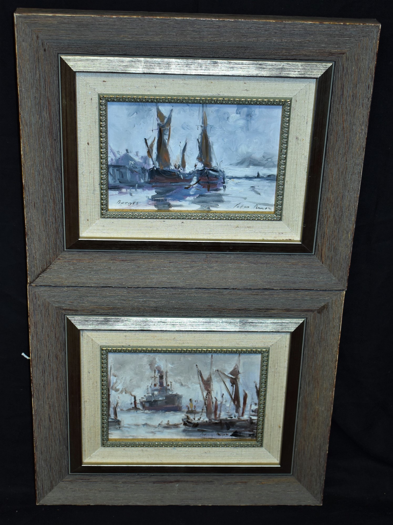 Lot 657 - Pair of Peter Knox oil paintings