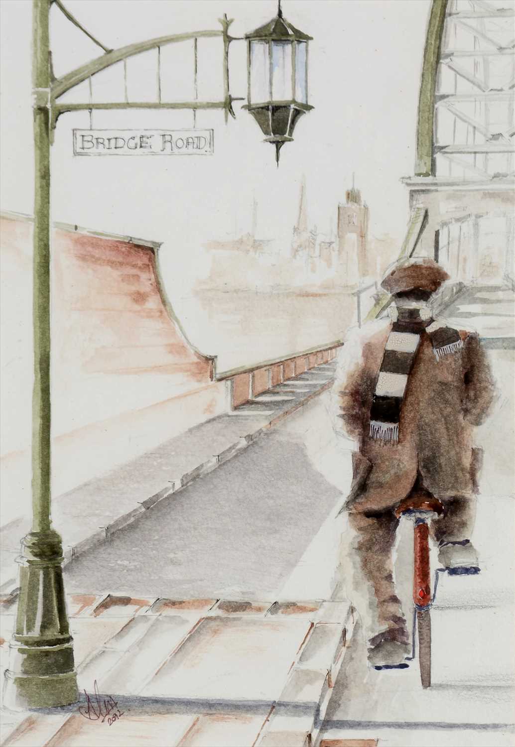 Lot 1099 - Alan Harris - watercolour.