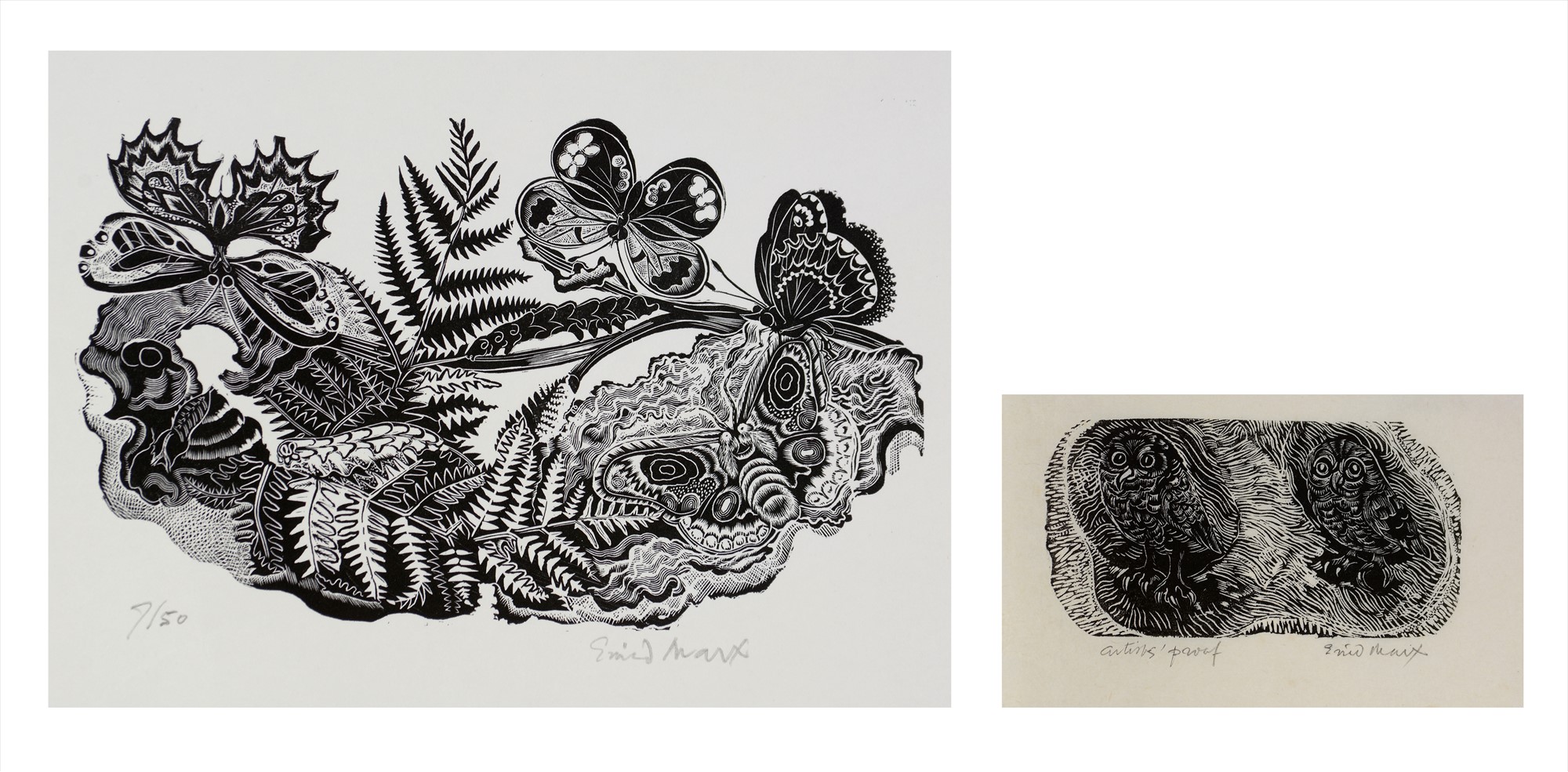 Lot 1035 - Enid Marx - etching.