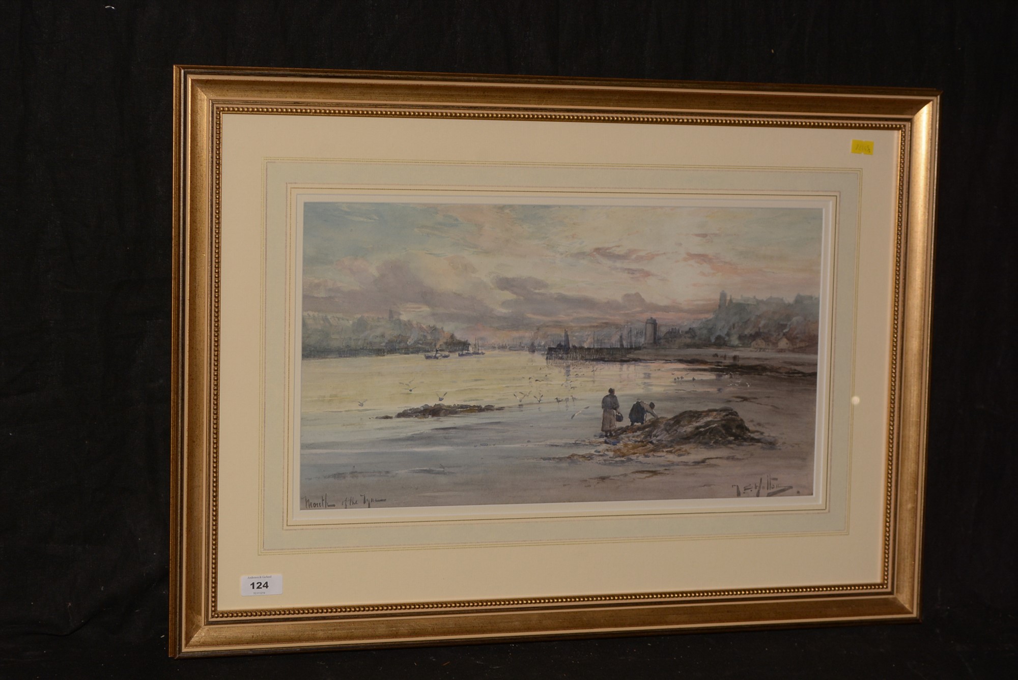Lot 124 - Thomas Swift Hutton - watercolour.