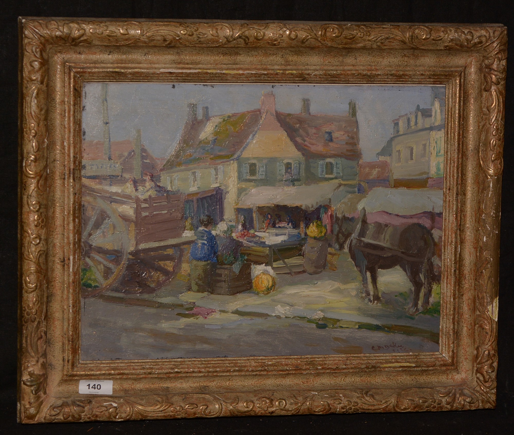 Lot 140 - Caroline Matilda Baker - oil.