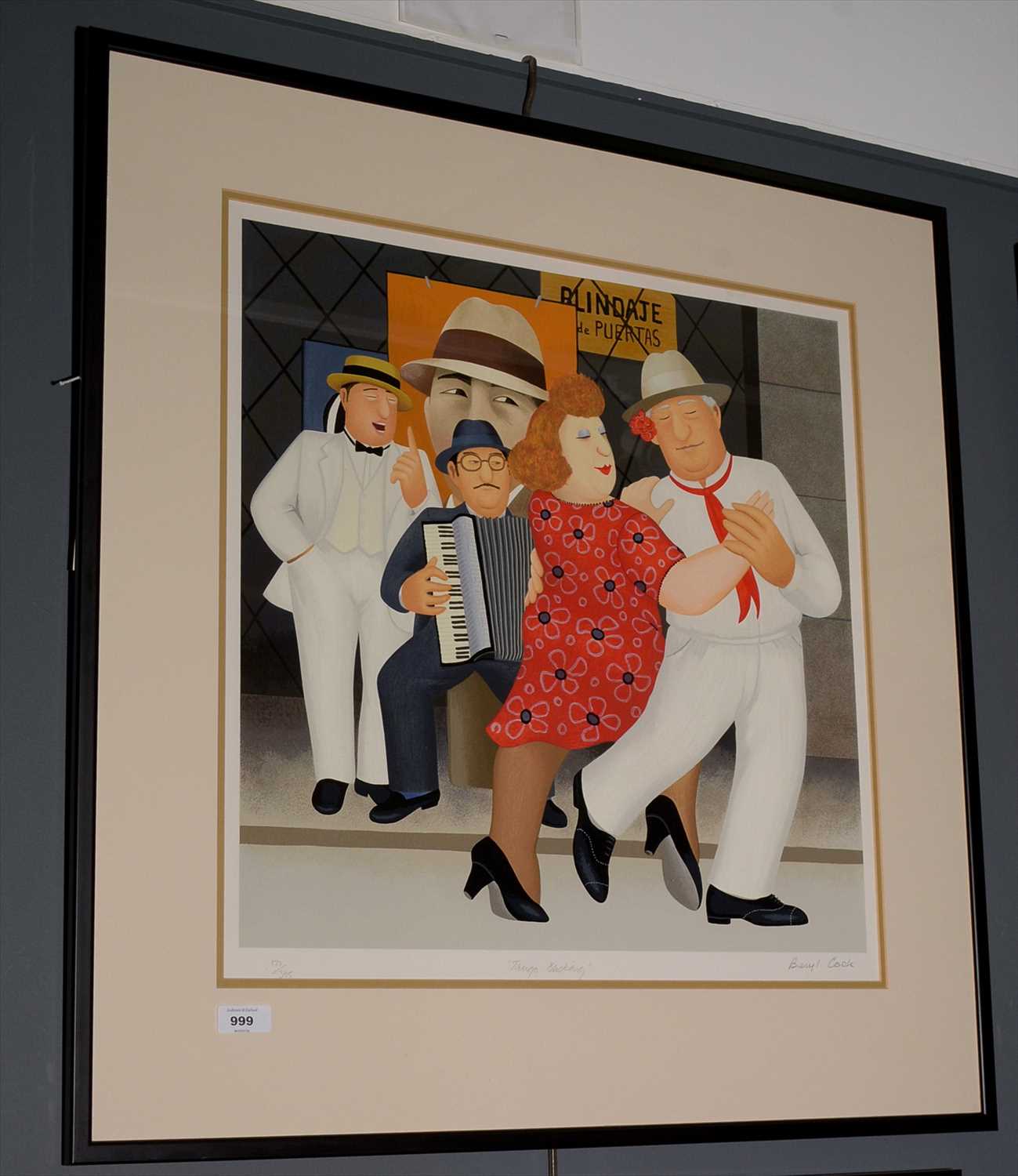 Lot 999 - Beryl Cook print.