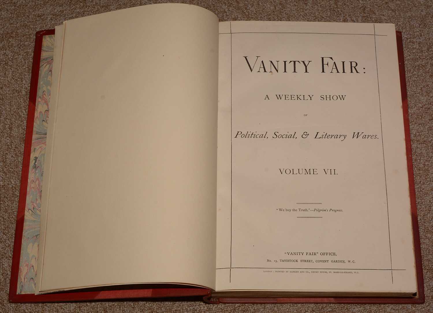 Lot 866 - Vanity Fair Books.