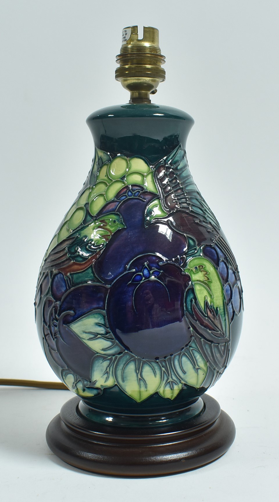 Lot 595 - Moorcroft lamp