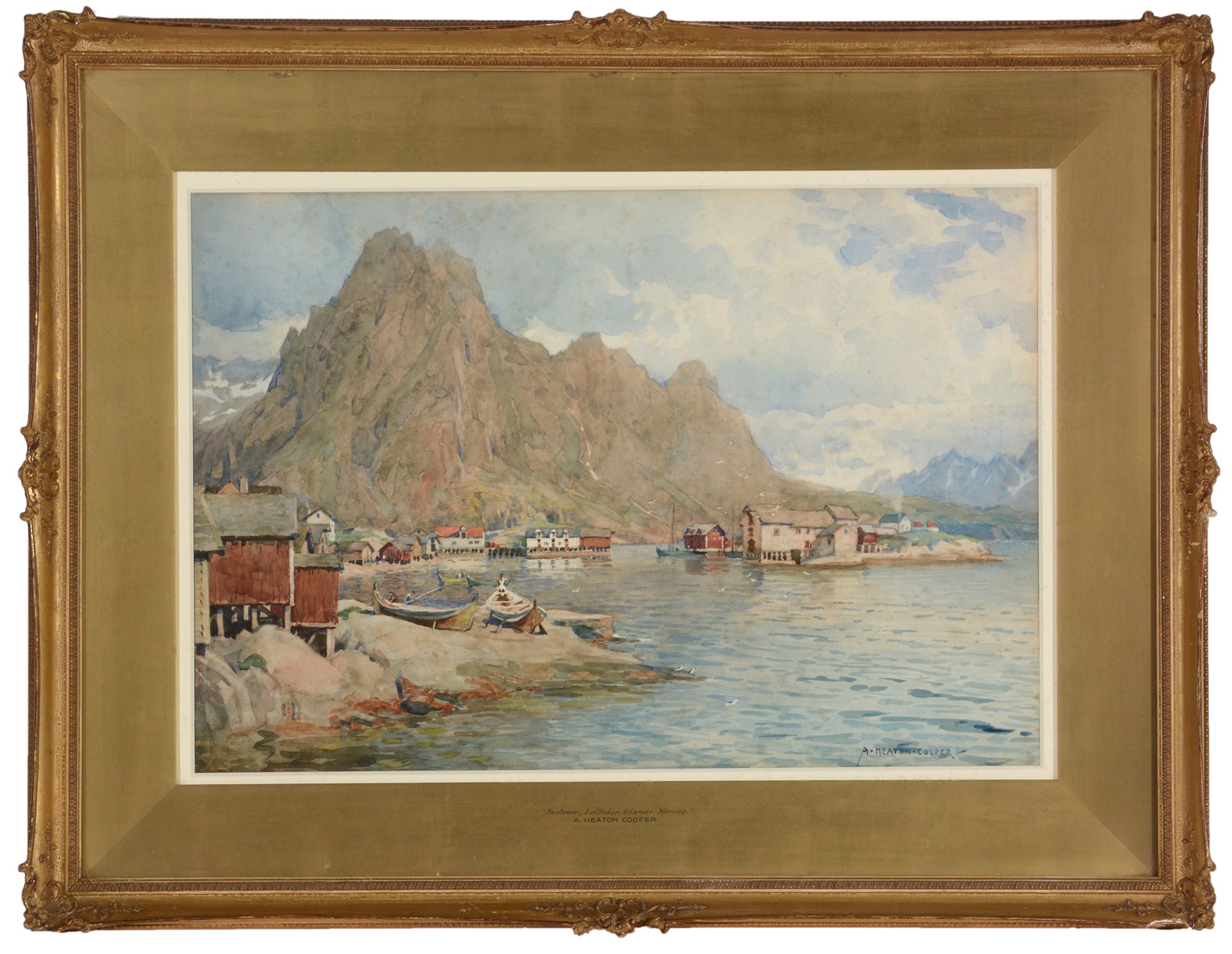 Lot 652 - Alfred Heaton Cooper - watercolour.