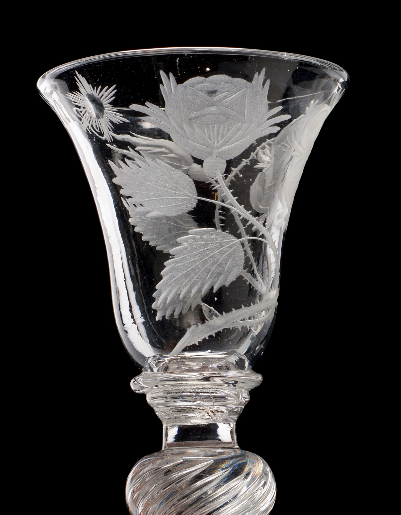 Lot 514 - Jacobite wine glass