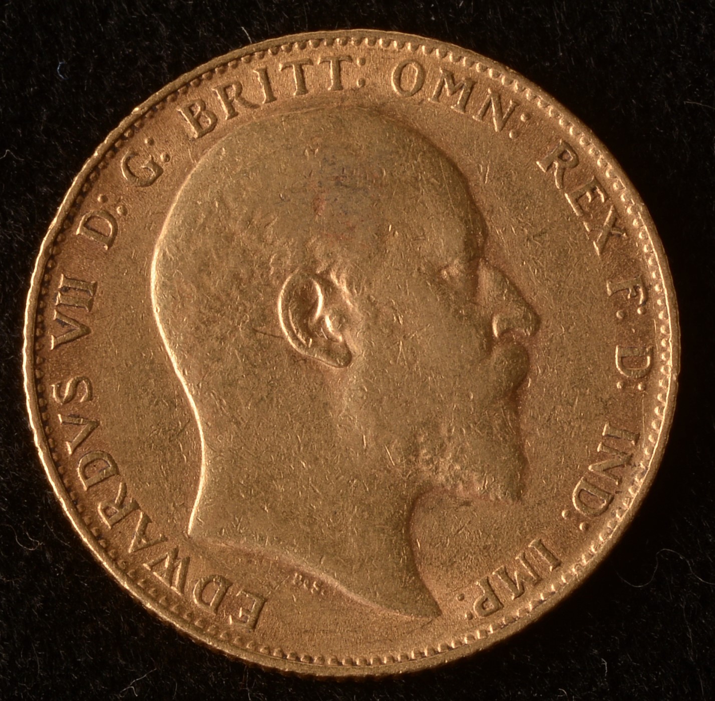 Lot 1076 - Edward VII gold sovereign