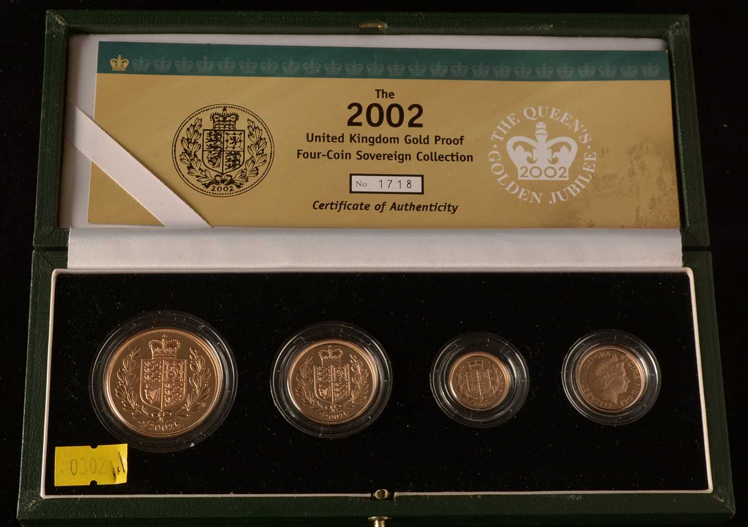 Lot 1083 - 2002 four gold coin set