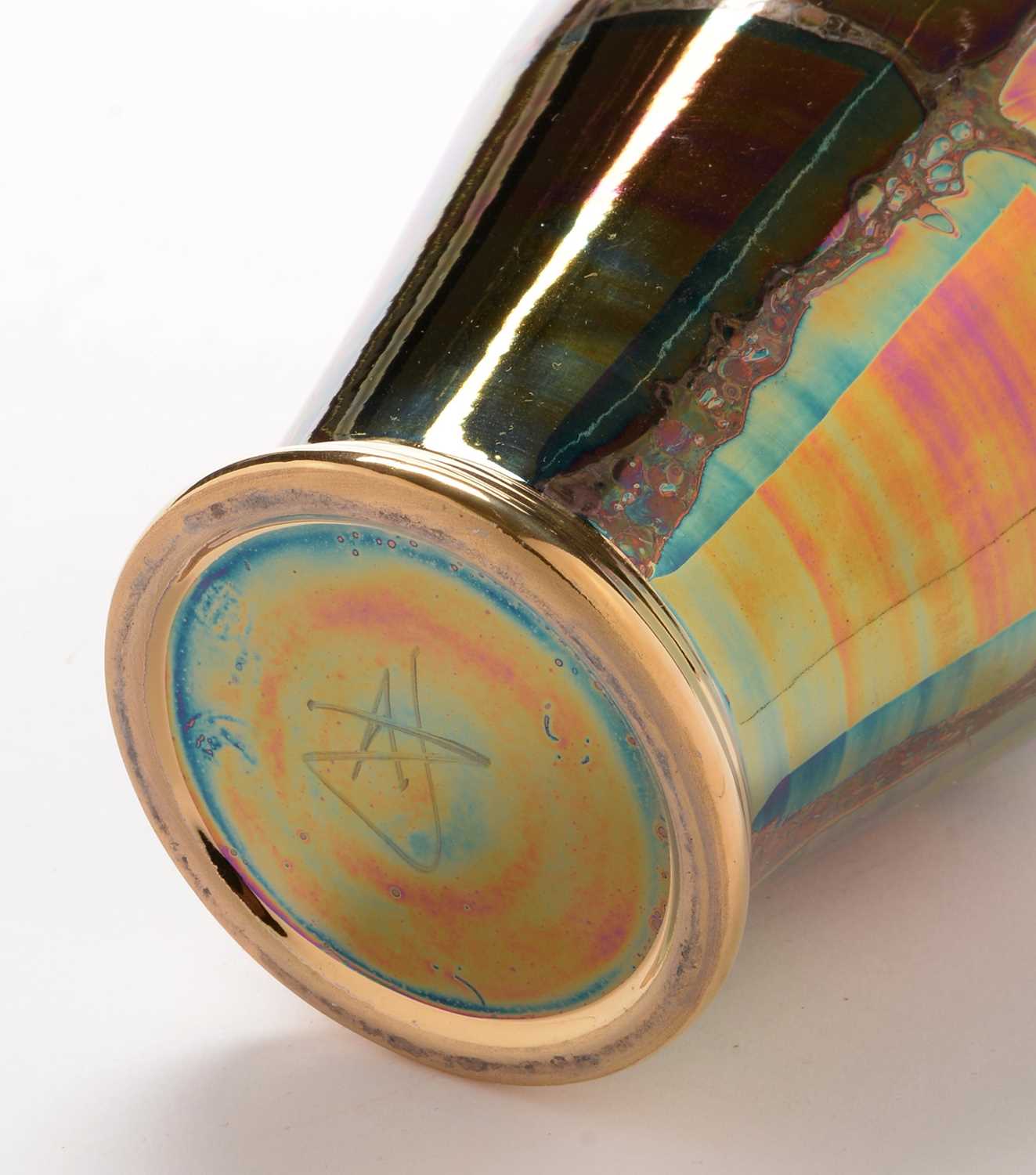 Lot 1103 - Atkinson Jones Lustreware vase