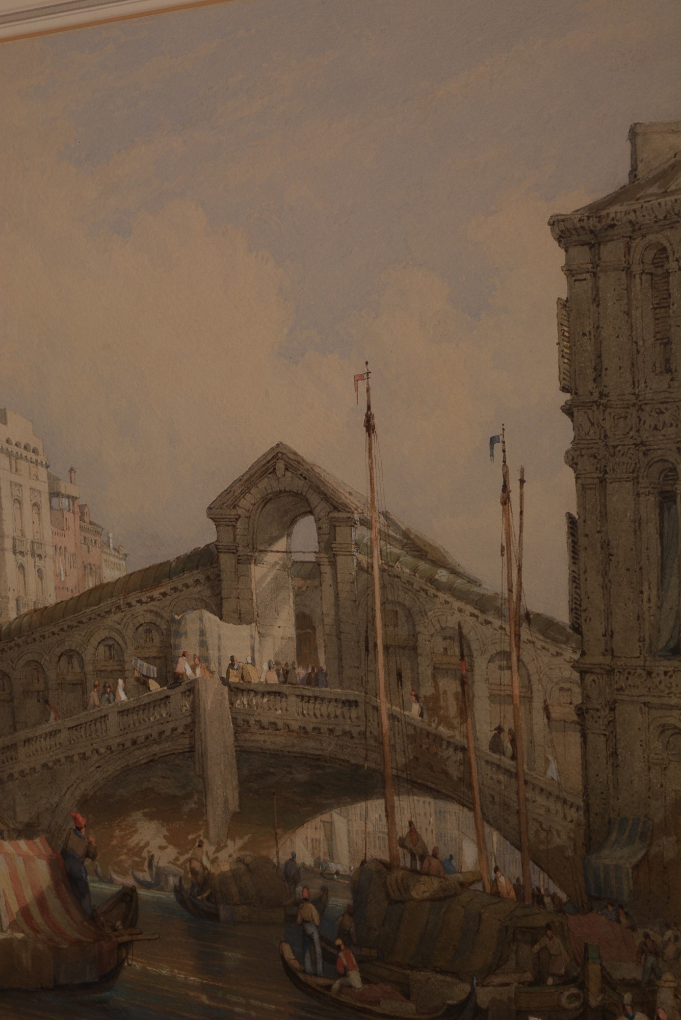 Lot 634 - Attributed to Samuel Prout - watercolour.