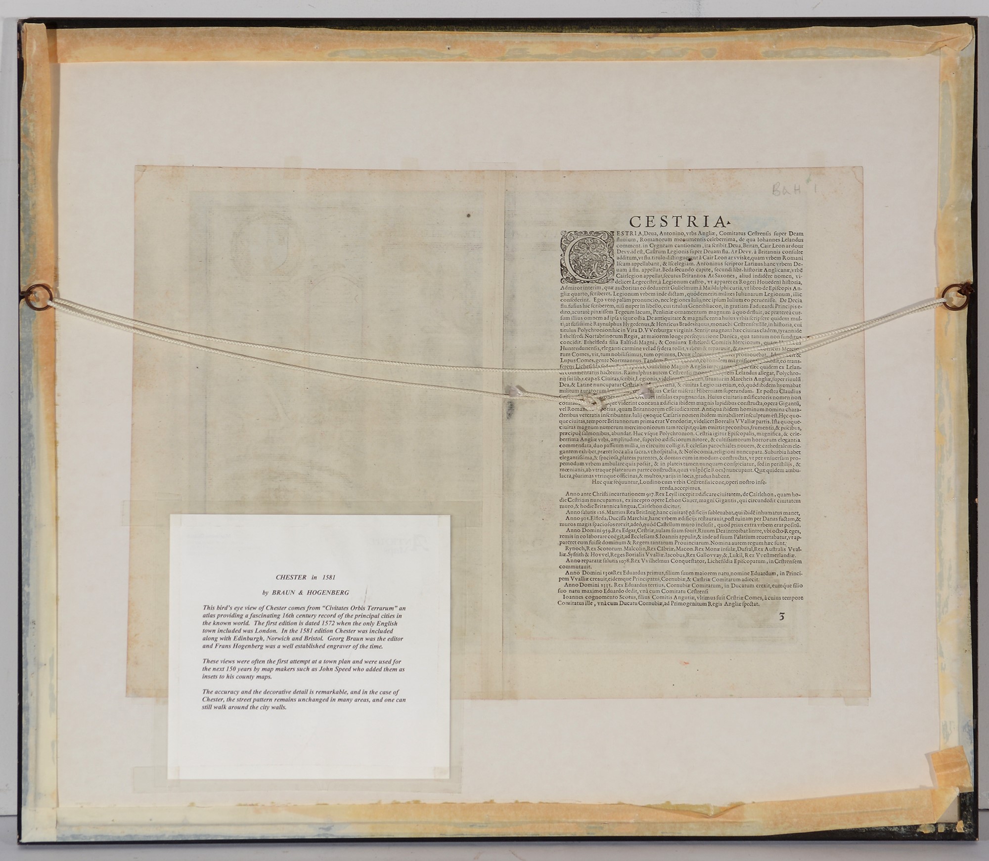 Lot 197 - Georg Braun and Frans Hogenberg - map.