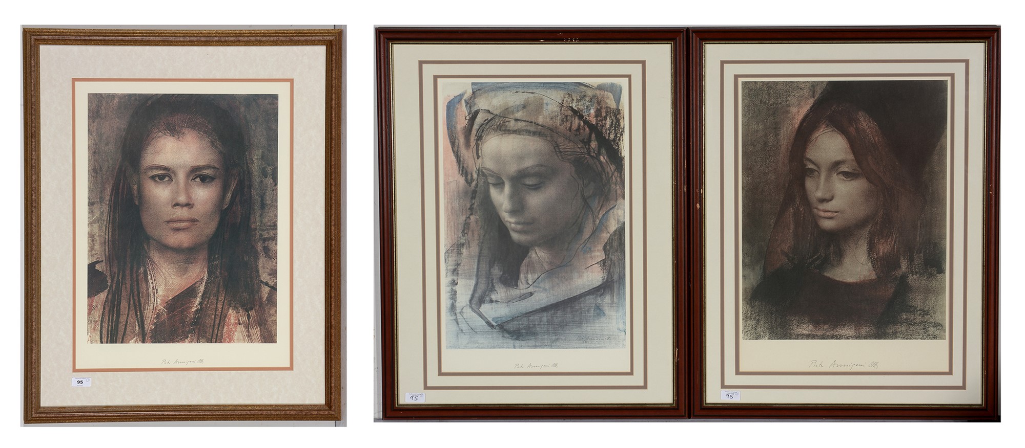 Lot 95 - Pietro Annigoni - three prints.