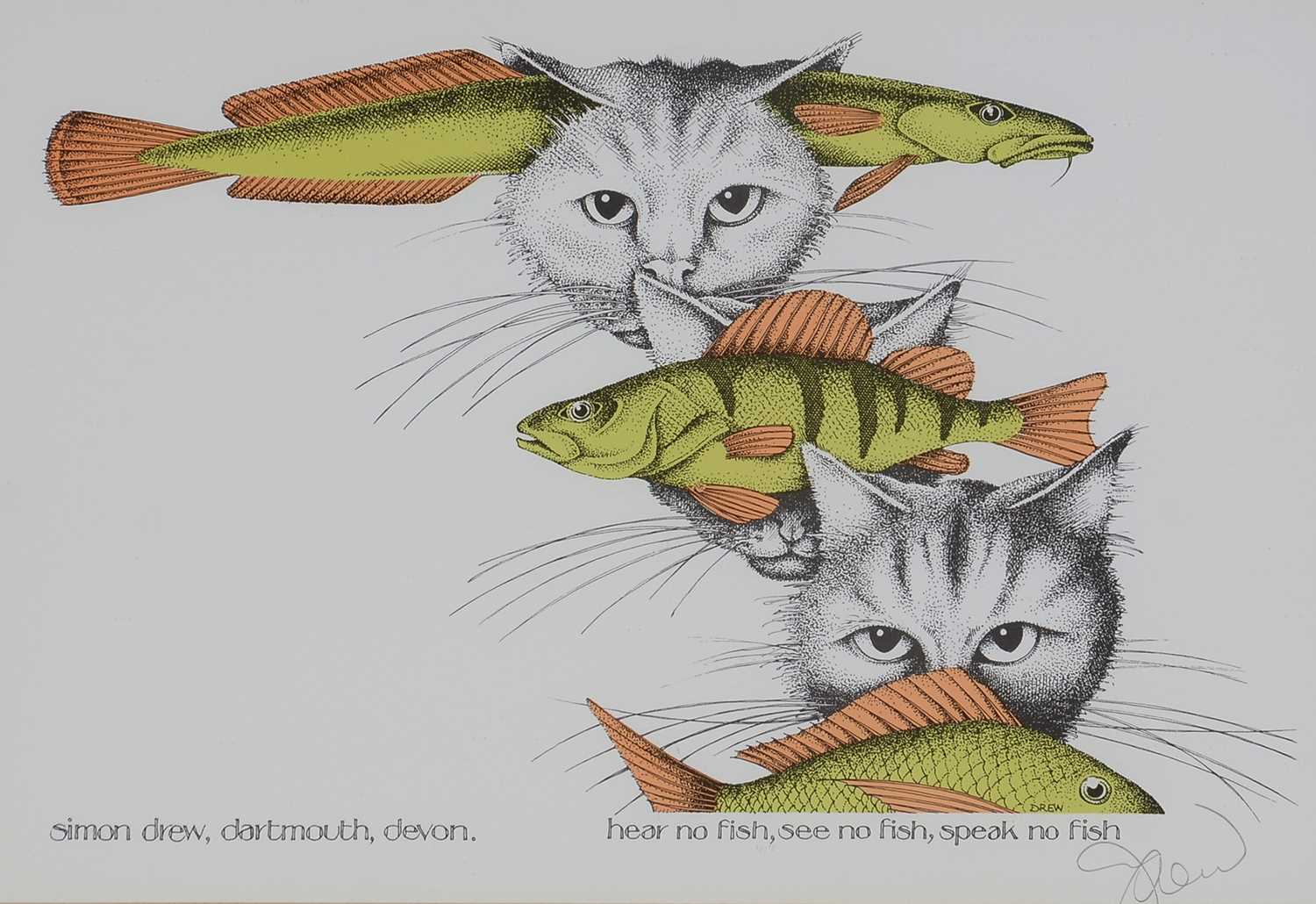 Lot 11 - Simon Drew - three prints.