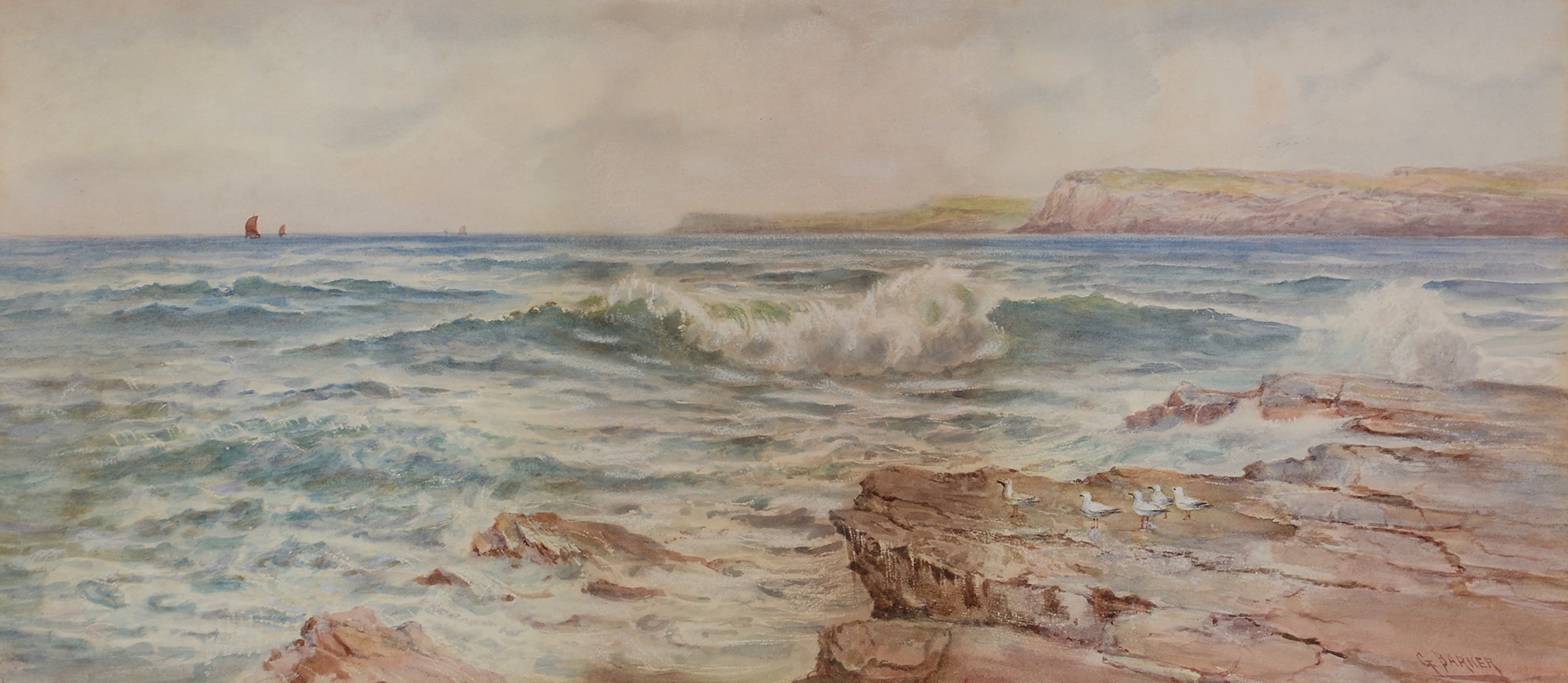 Lot 16 - George Barker - watercolour.
