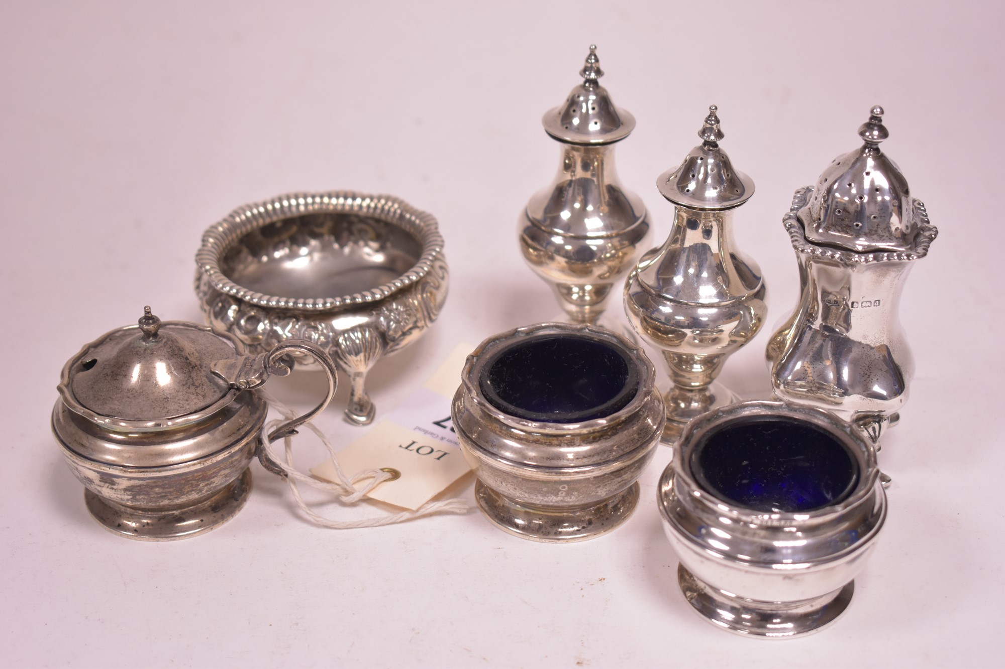 Lot 427 - Silver condiments