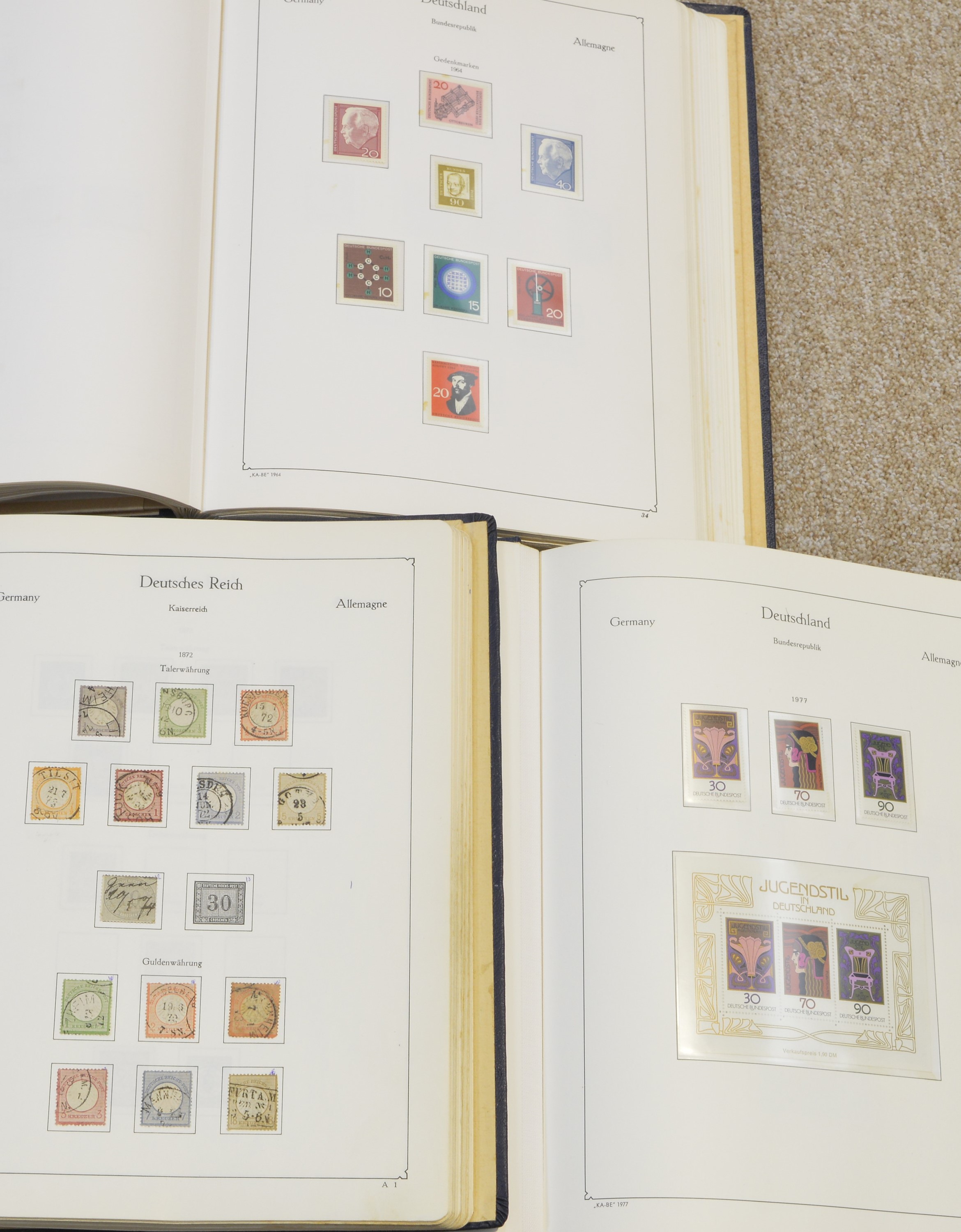 Lot 1295 - Germany - three Kabe albums