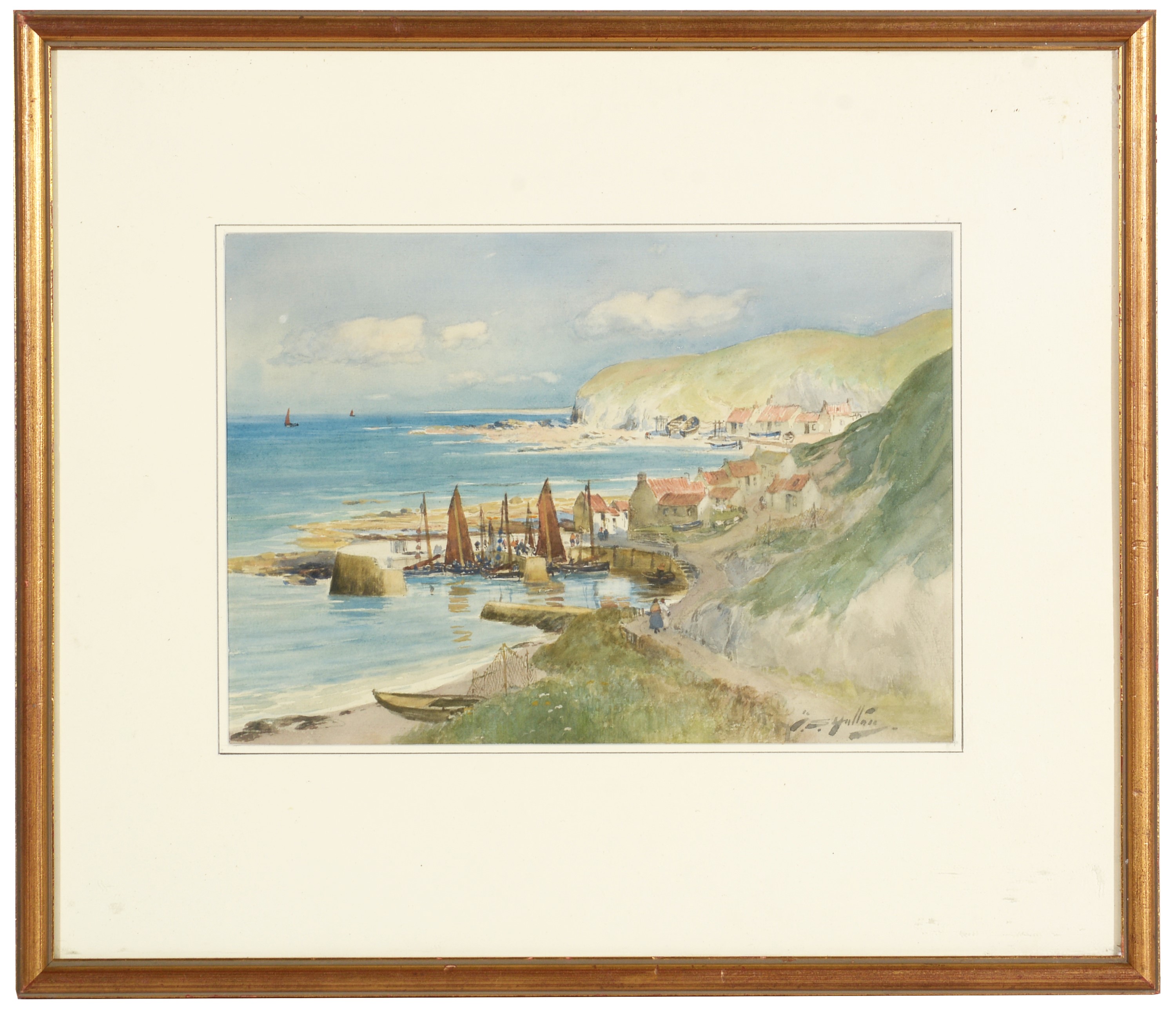 Lot 241 - Thomas Swift Hutton - watercolour.