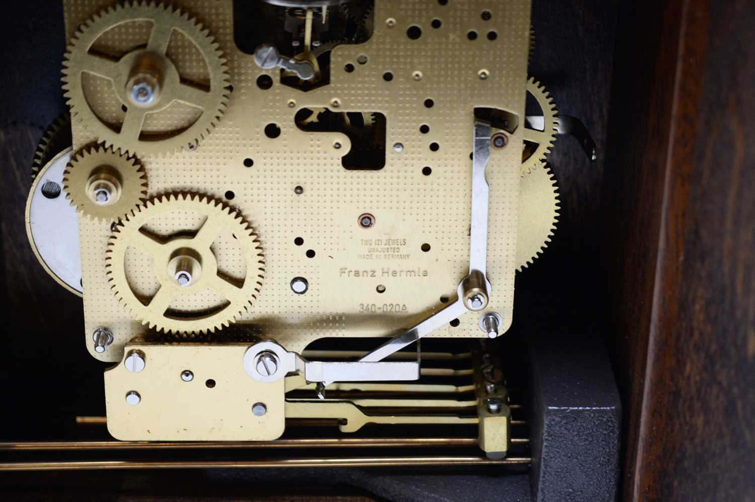 Lot 231 - Franz Hermle mantel clock.