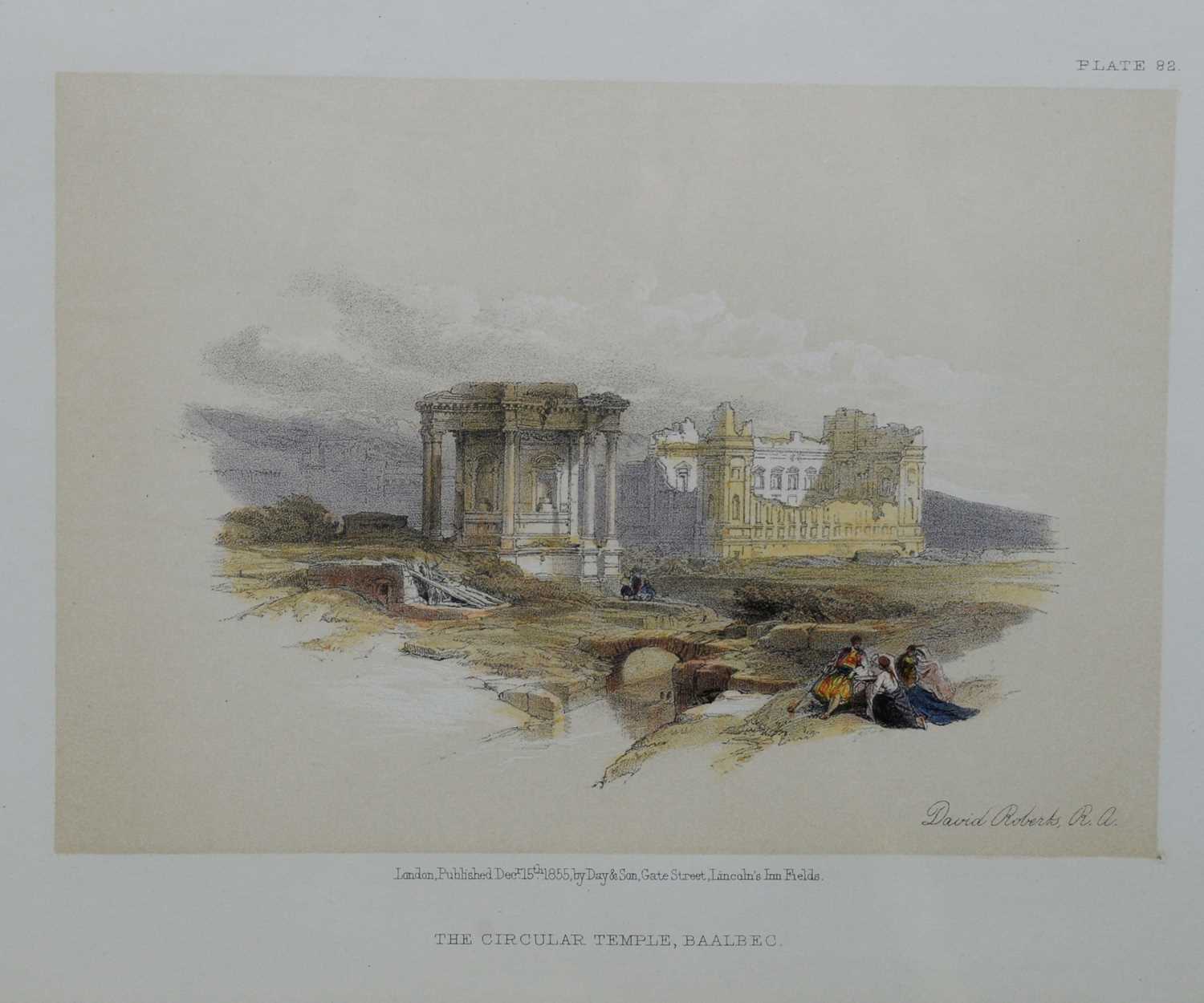 Lot 99 - Three original David Robert - lithographs.