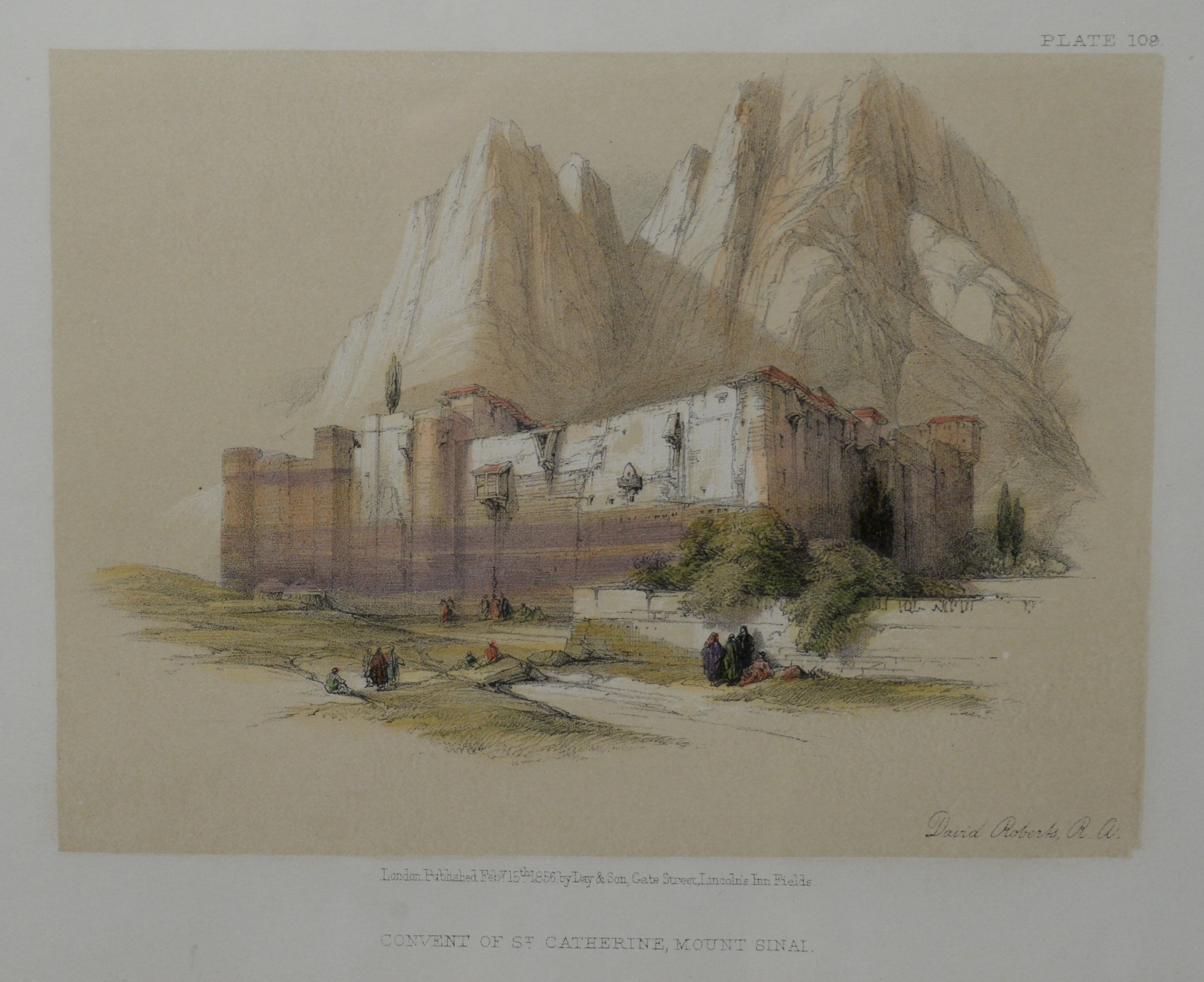 Lot 99 - Three original David Robert - lithographs.