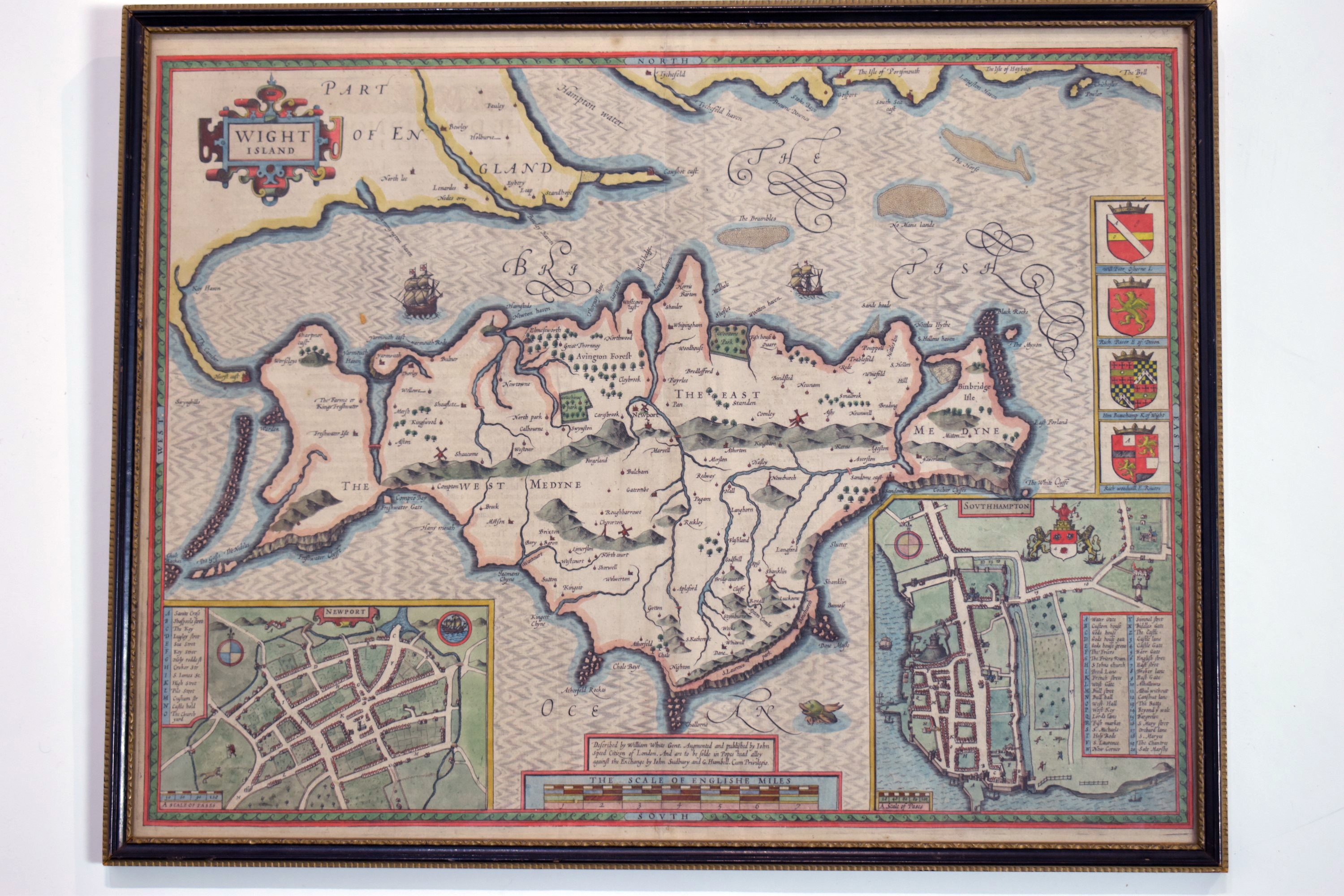 Lot 363 - John Speed - map.